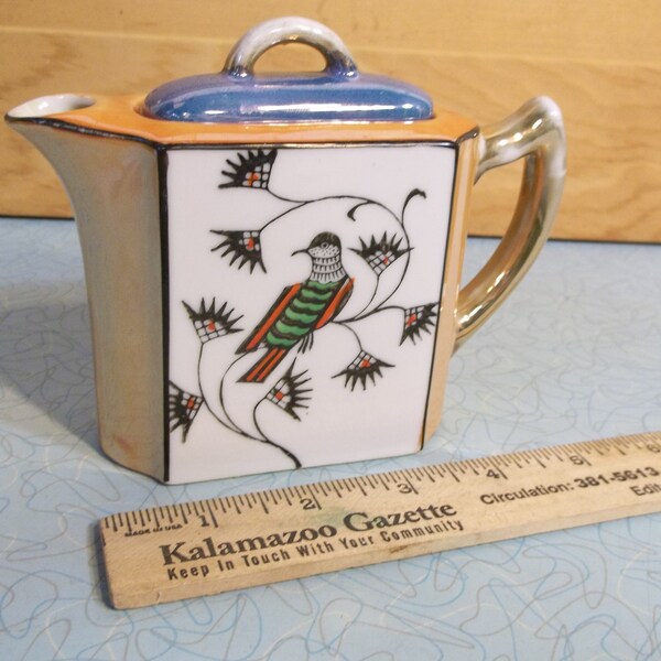 Painted Tea Pot - Etsy