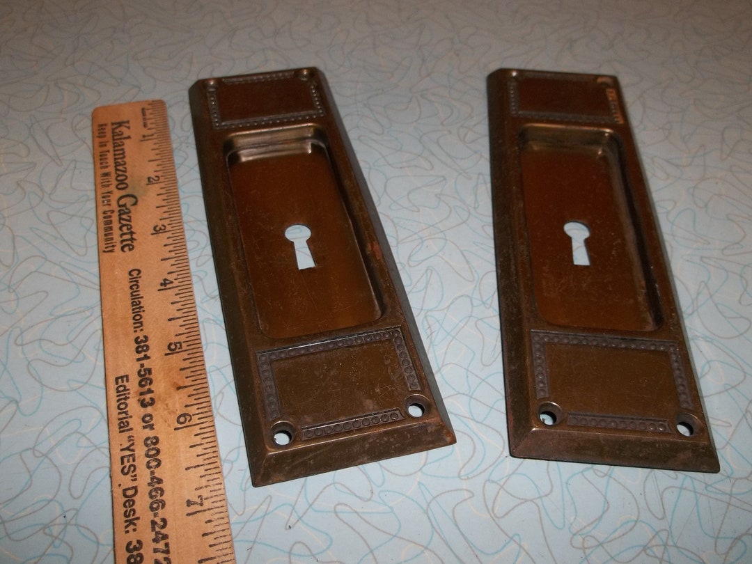 Vintage Metal Skeleton Key Door Plates - Etsy