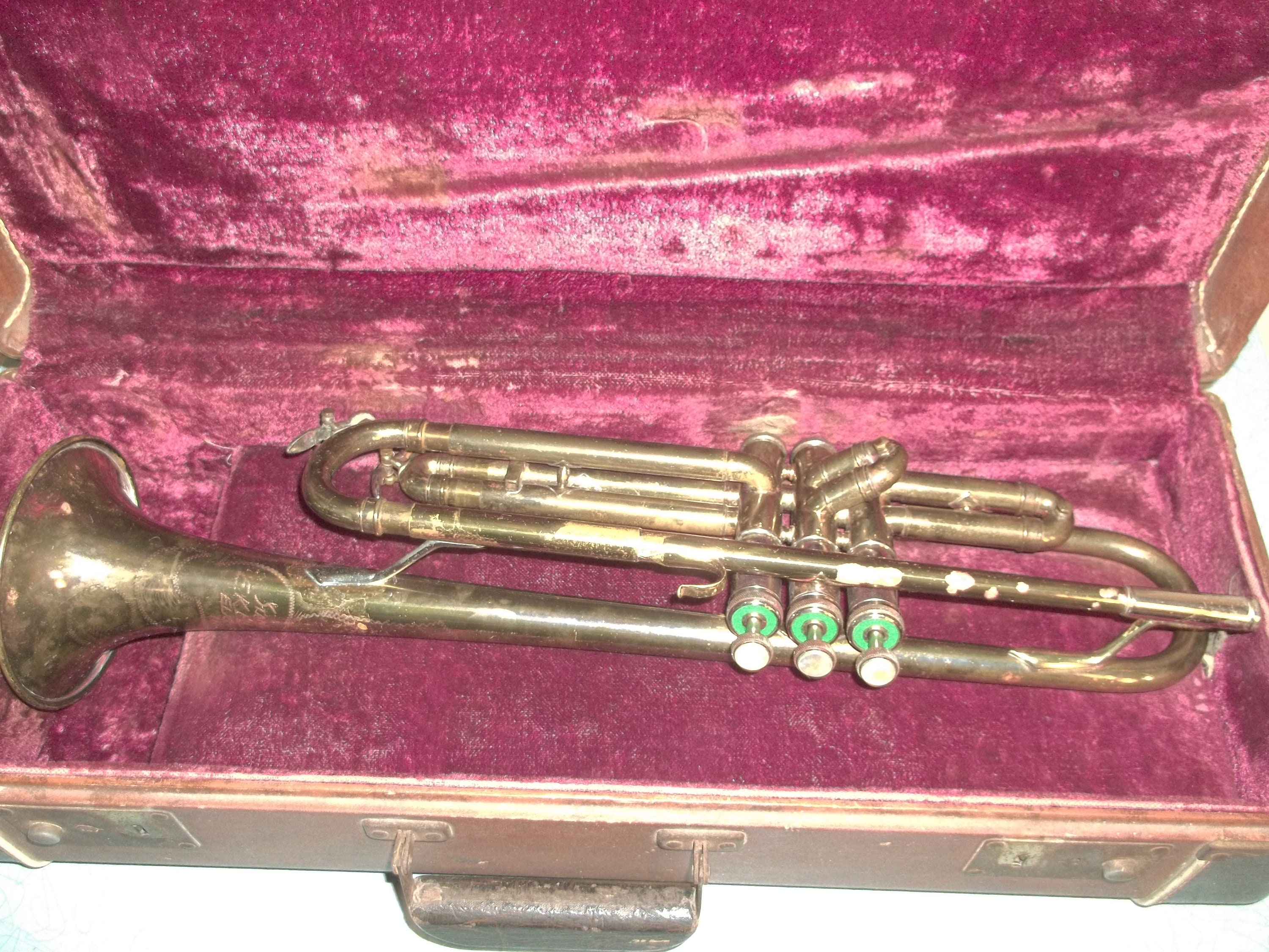 Vintage Standard E K Blessing Trumpet ... Price Drop - Etsy