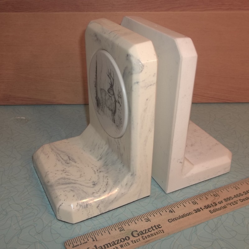 Book Ends Marble - Etsy