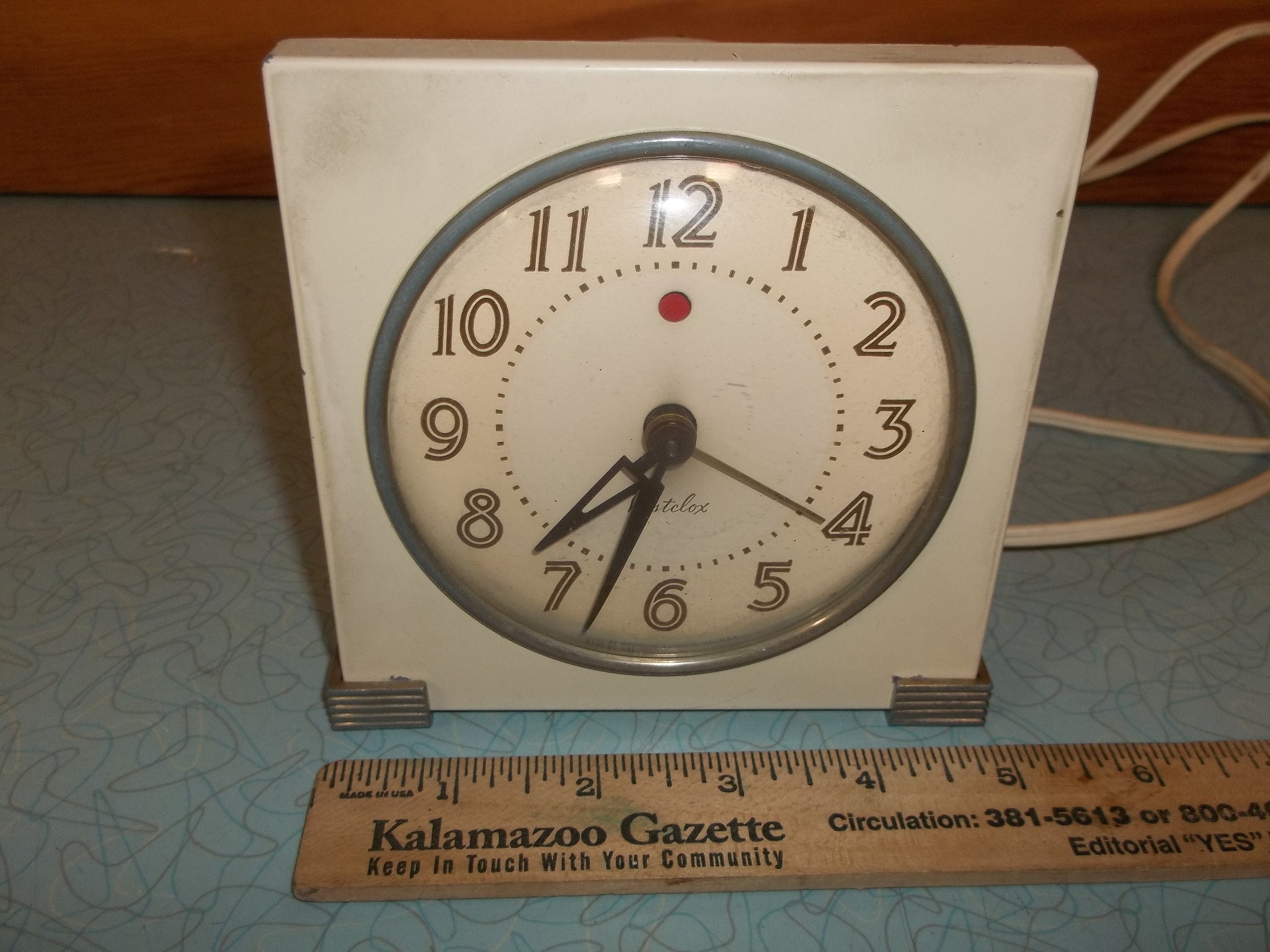 Vintage Westclox Electric Alarm Clock With Tilt Back Feature - Etsy