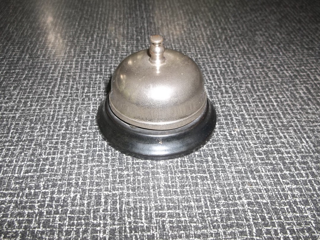 Vintage Hotel Desk Counter Bell Ringer - Etsy