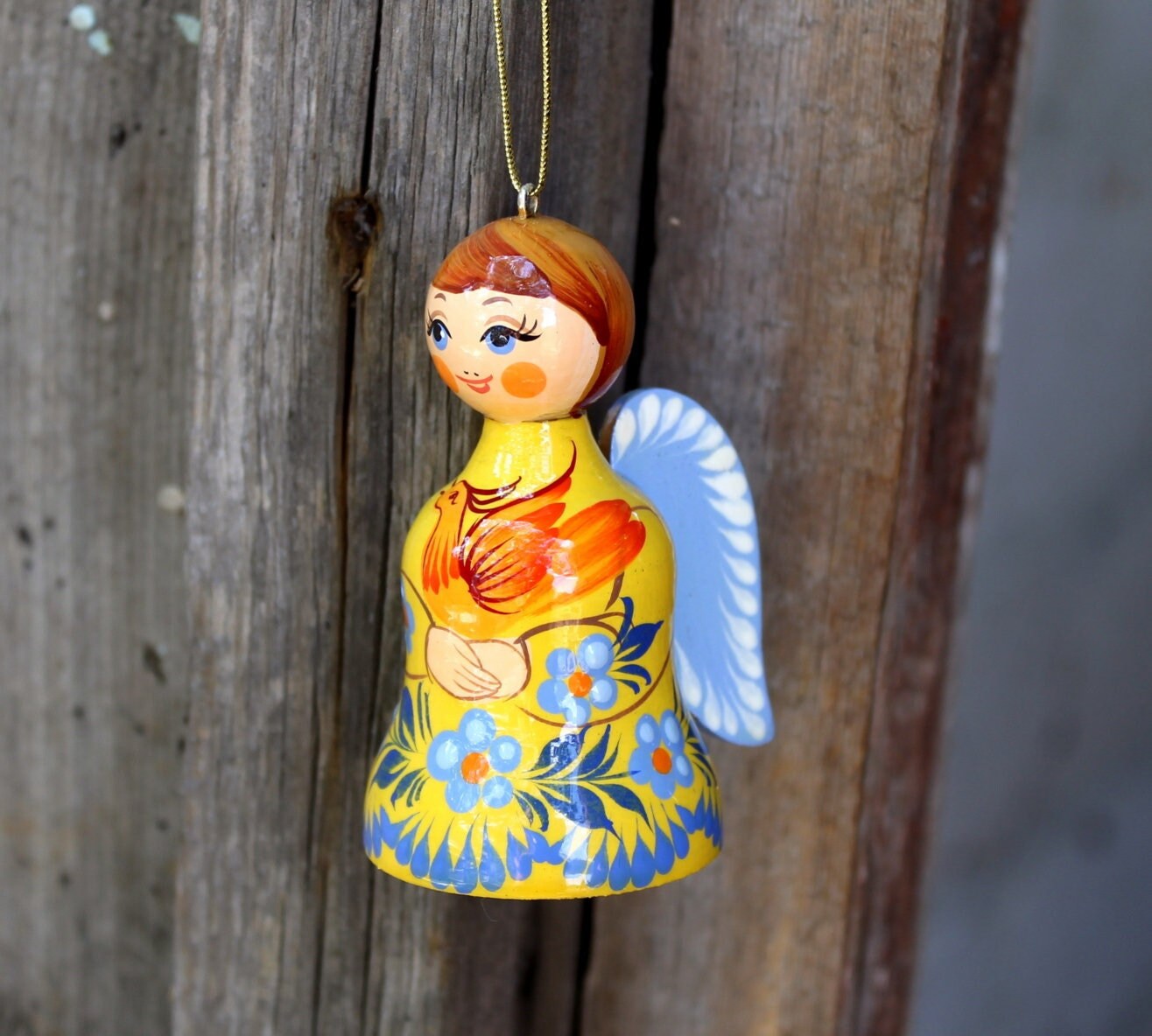 Traditional Made Christmas Angel Bell Ornaments Decorative - Etsy
