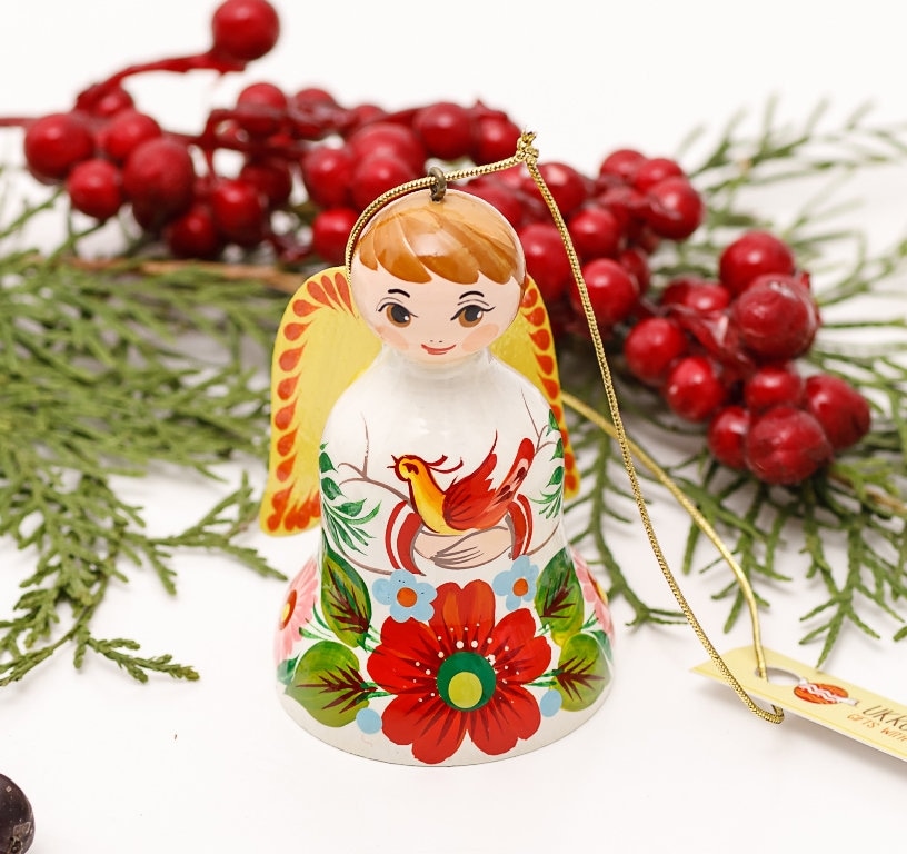 Traditional Made Christmas Angel Bell Ornaments Decorative - Etsy