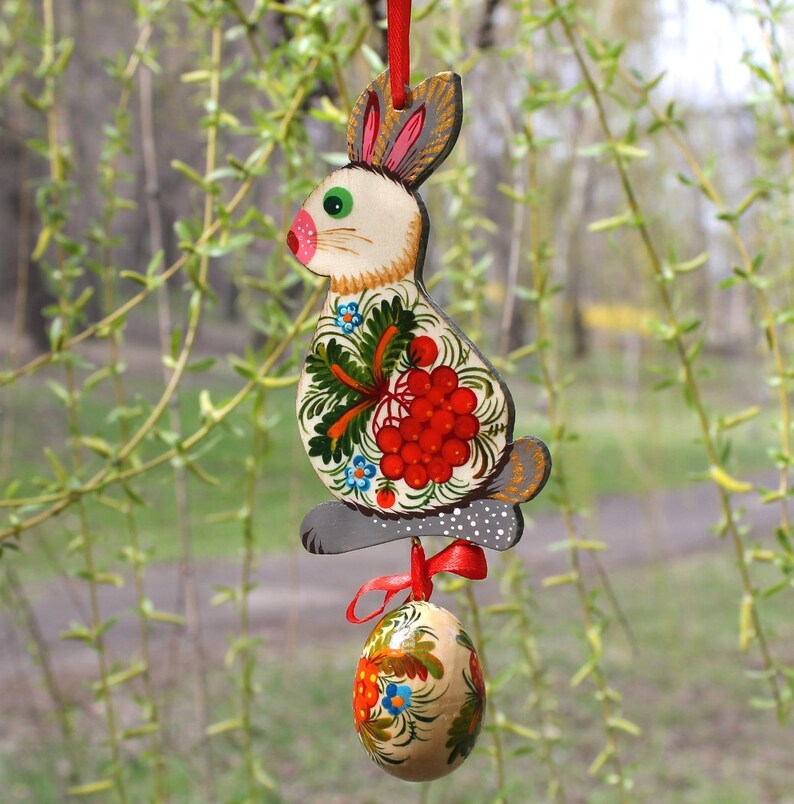 Handmade Wooden Easter Bunny original Wooden Easter Rabbit - Etsy