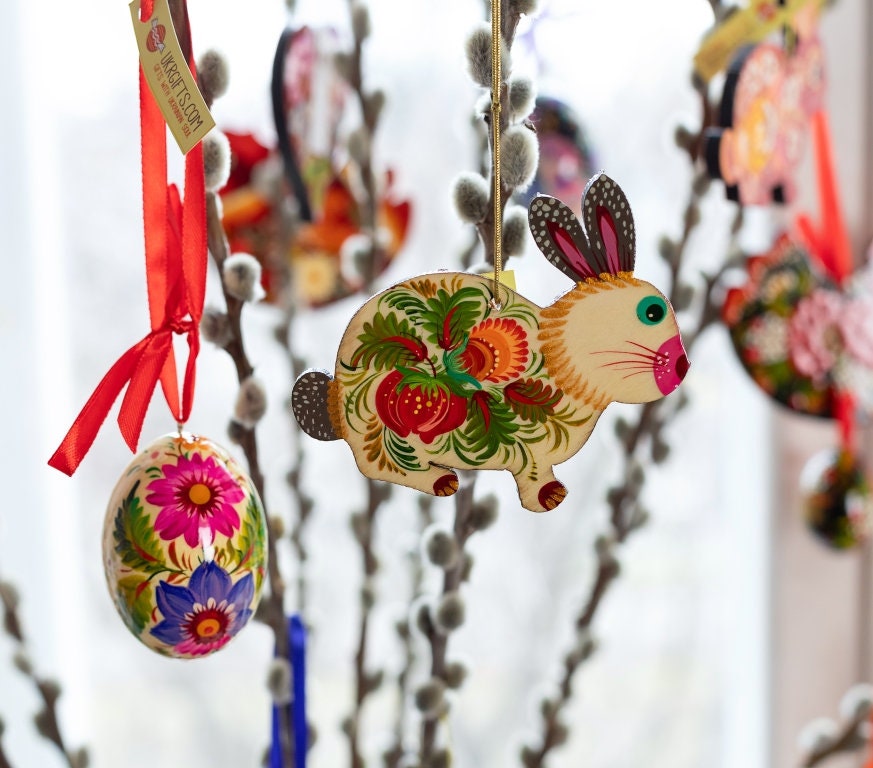 Black Mini Wooden Eggs Set Easter Decorations Hand Made - Etsy