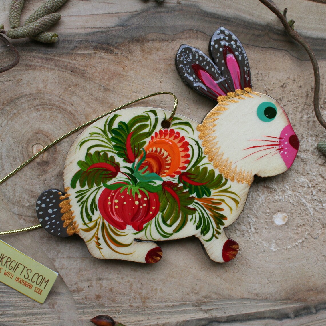Easter Bunny Decorations Creative Wooden Easter Rabbits - Etsy