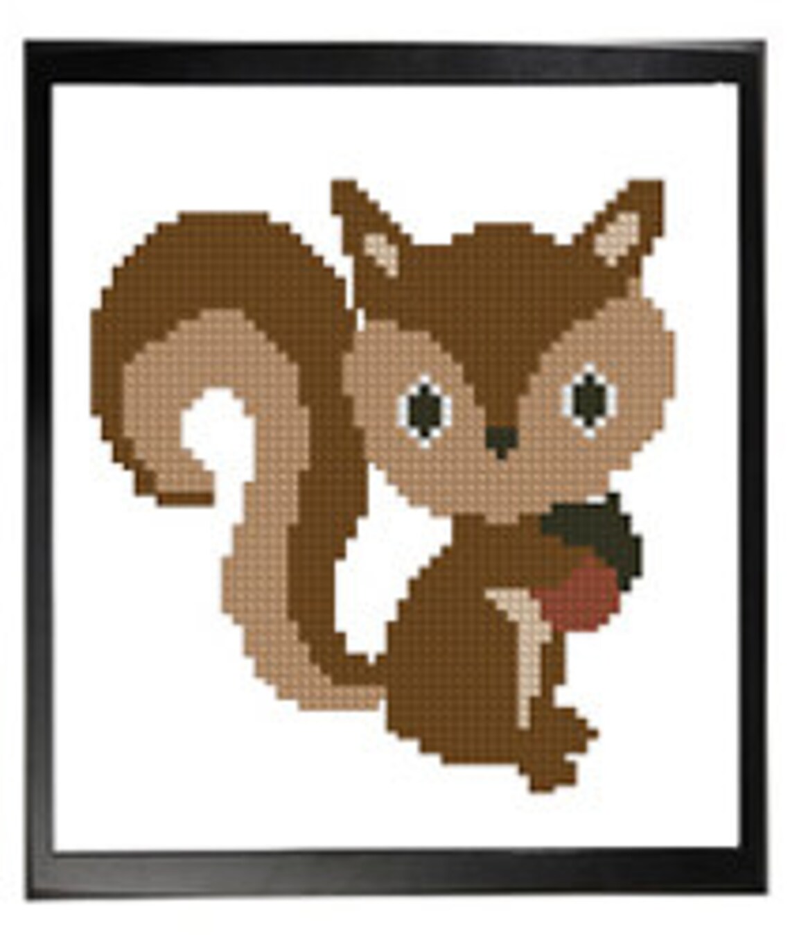 Squirrel Cross Stitch Pattern Forest Friends Set, Nursery Dorm Decor ...