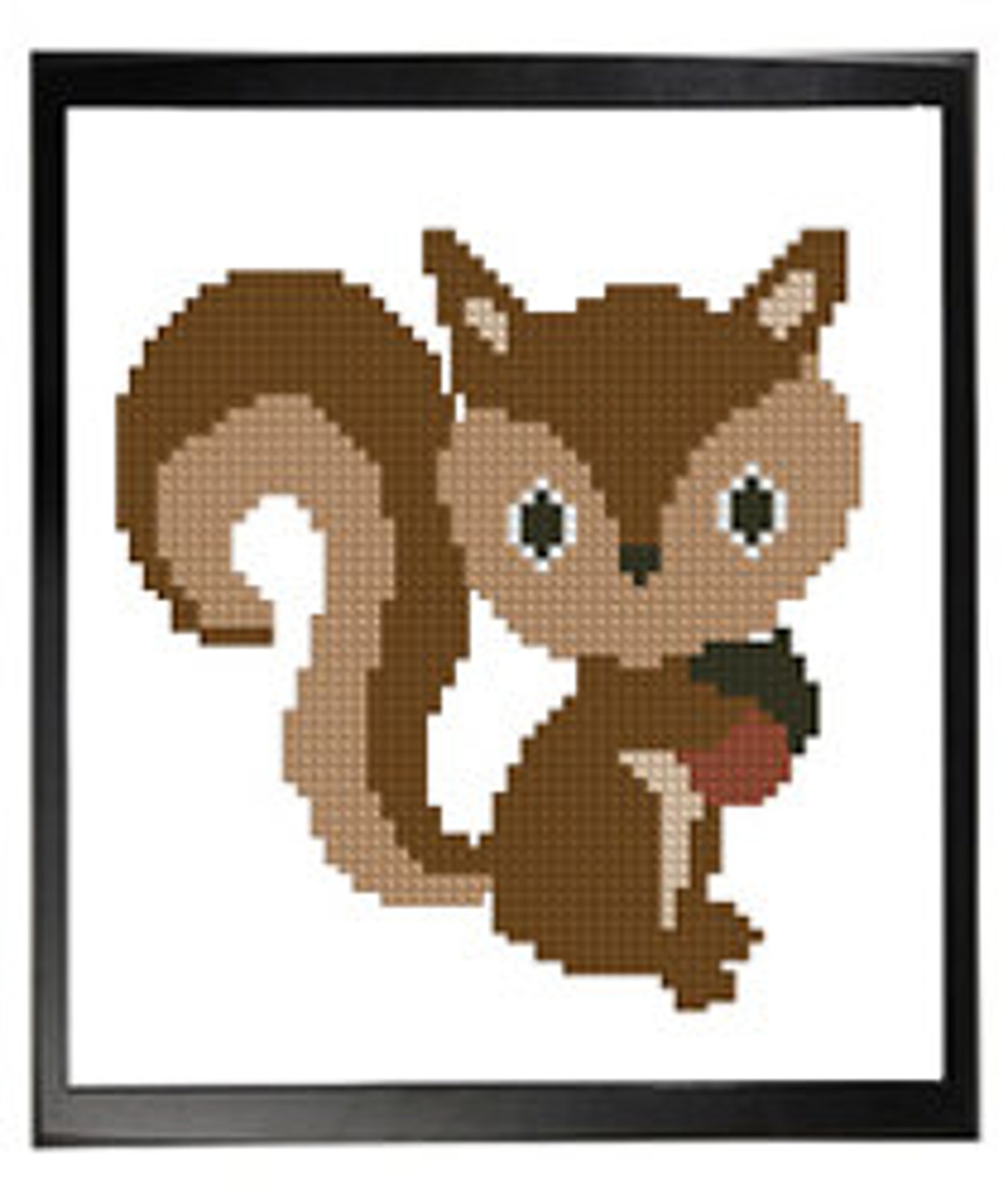 Squirrel Cross Stitch Pattern Forest Friends Set Nursery Dorm - Etsy