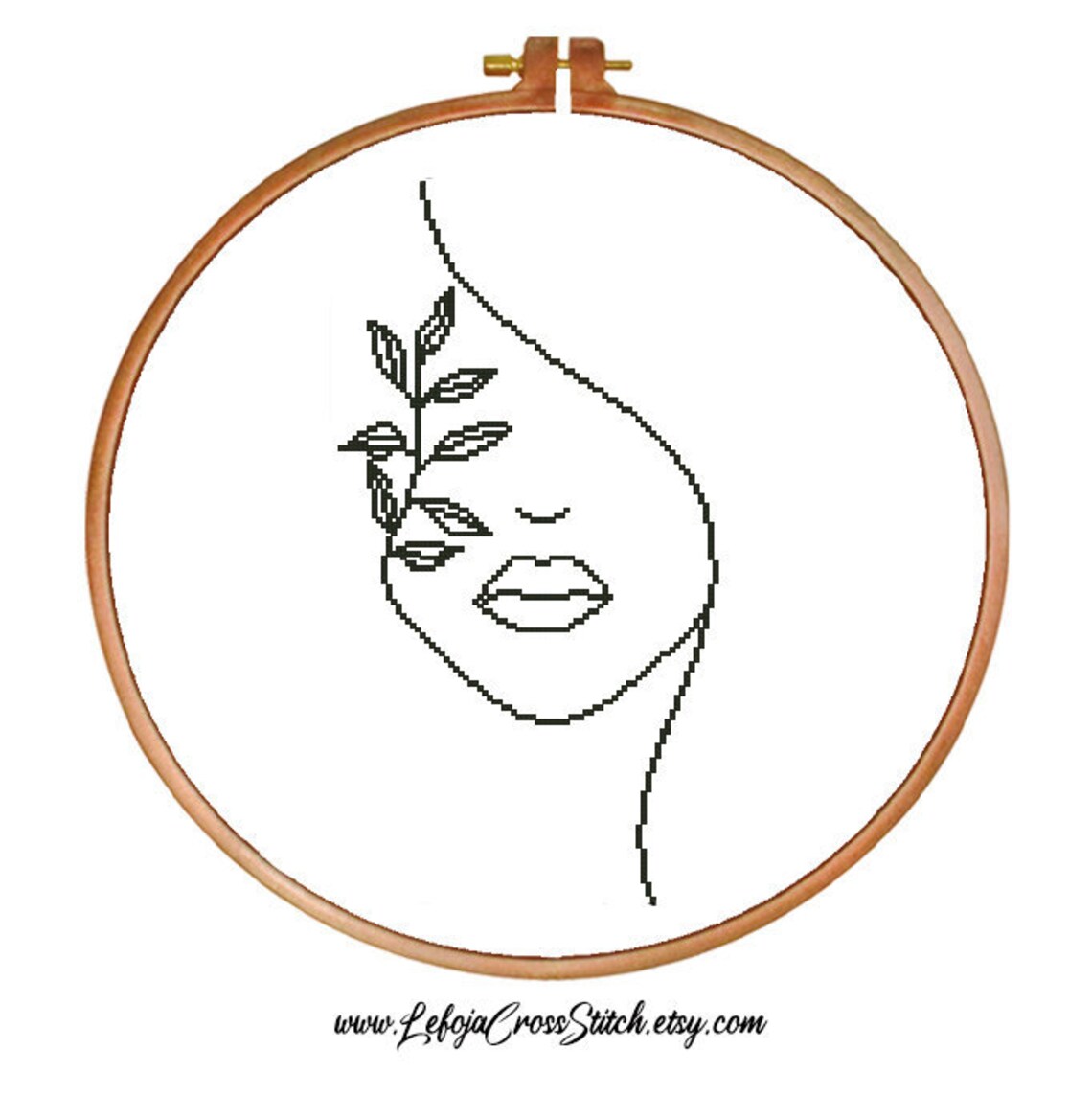 One Line Drawing Woman Face Boho Line Art Silhouette Modern - Etsy