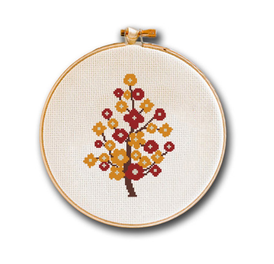 Easy Cross Stitch Pattern Trees of Seasons Collectible Pattern, Easy ...