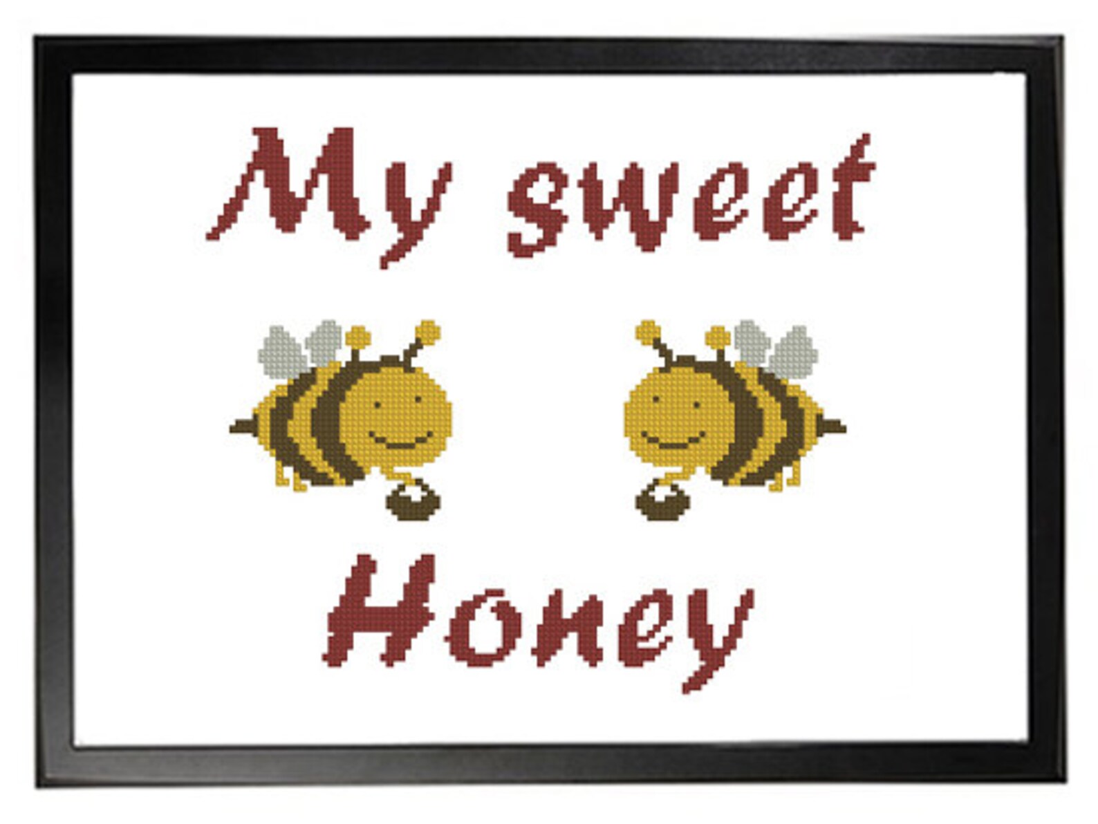 Honey Bee Cross Stitch Pattern, Nursery Decor (PDF Pattern) Baby Stitch ...