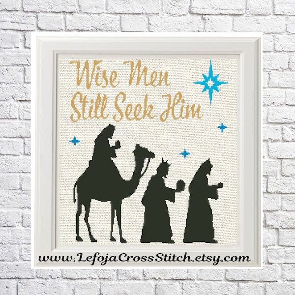 3 Wise Men Cross Stitch - Etsy