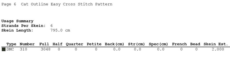 Cat Outline Cross Stitch Pattern Modern Cross Stitch by | Etsy