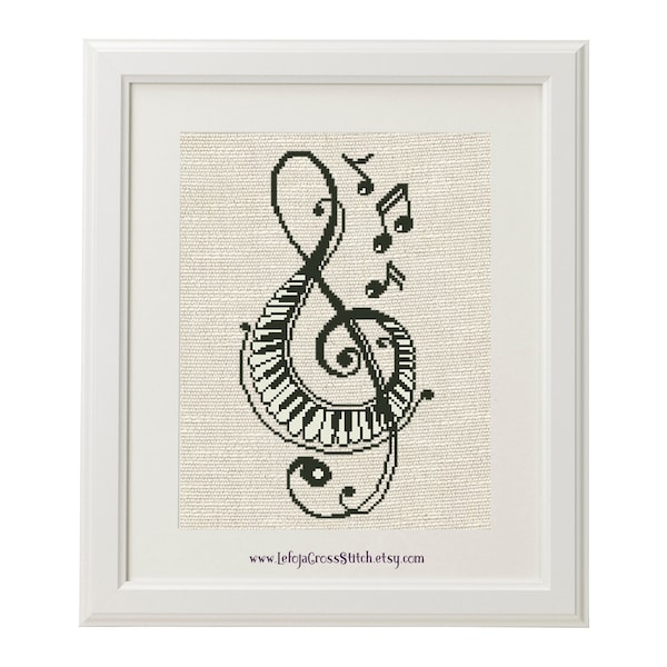 Music Cross Stitch - Etsy