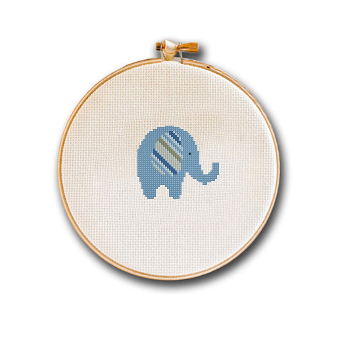 Blue Elephant small Cross Stitch Pattern Two Patterns Incl. - Etsy