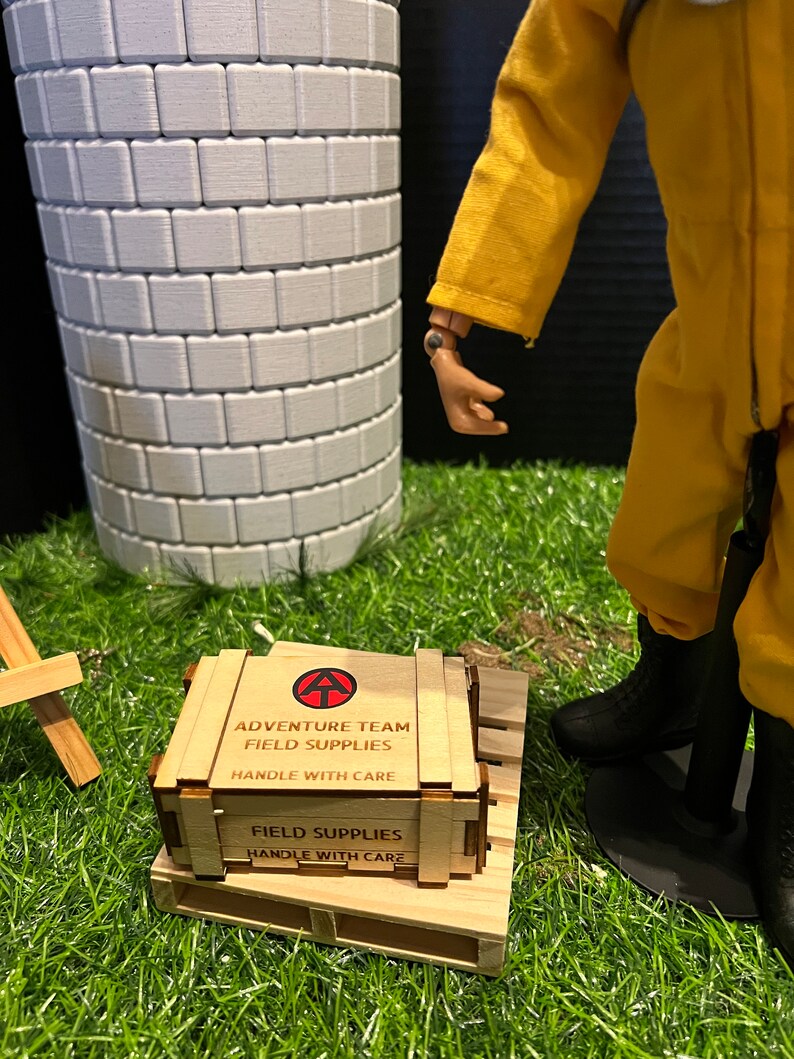 Gi Joe / Adventure Team Themed Custom Wood Exploration Crate ...