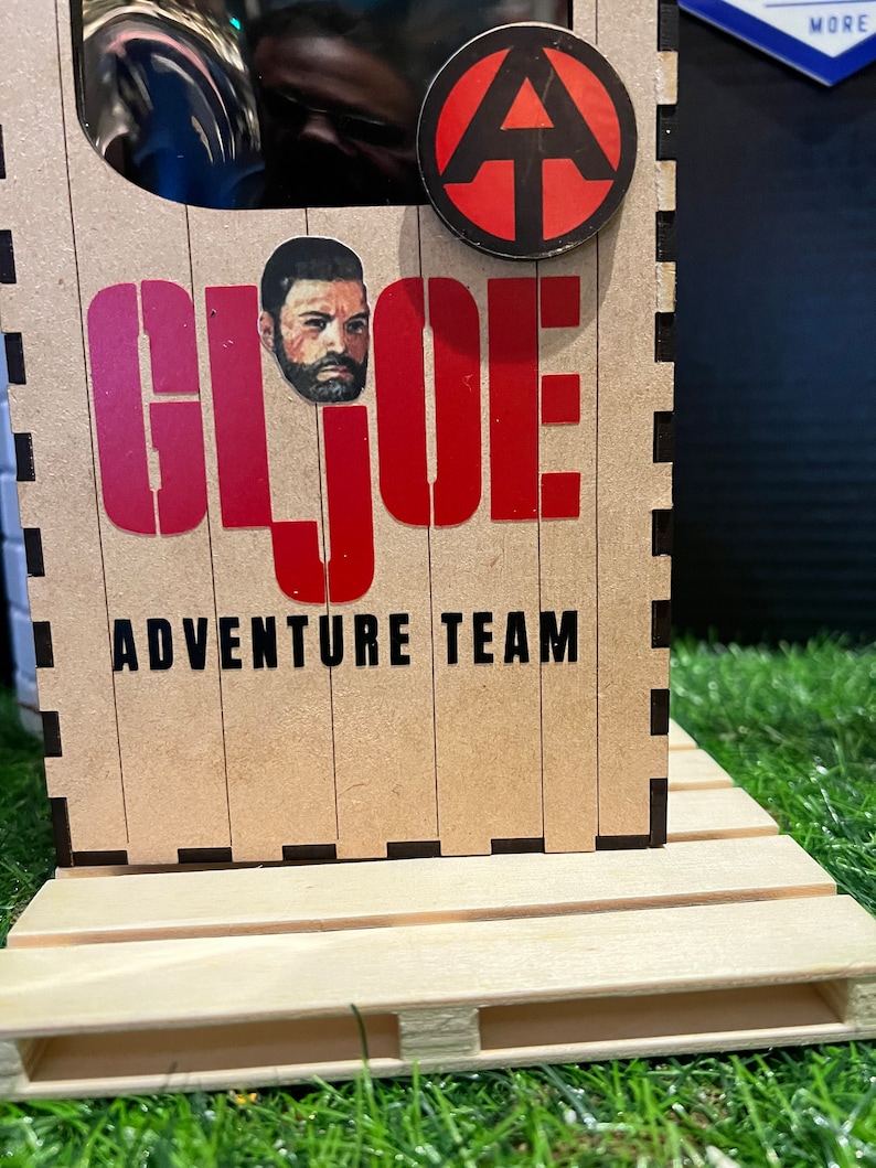 1/6 Scale Gi Joe/adventure Team Themed Figure Coffin Style Storage ...