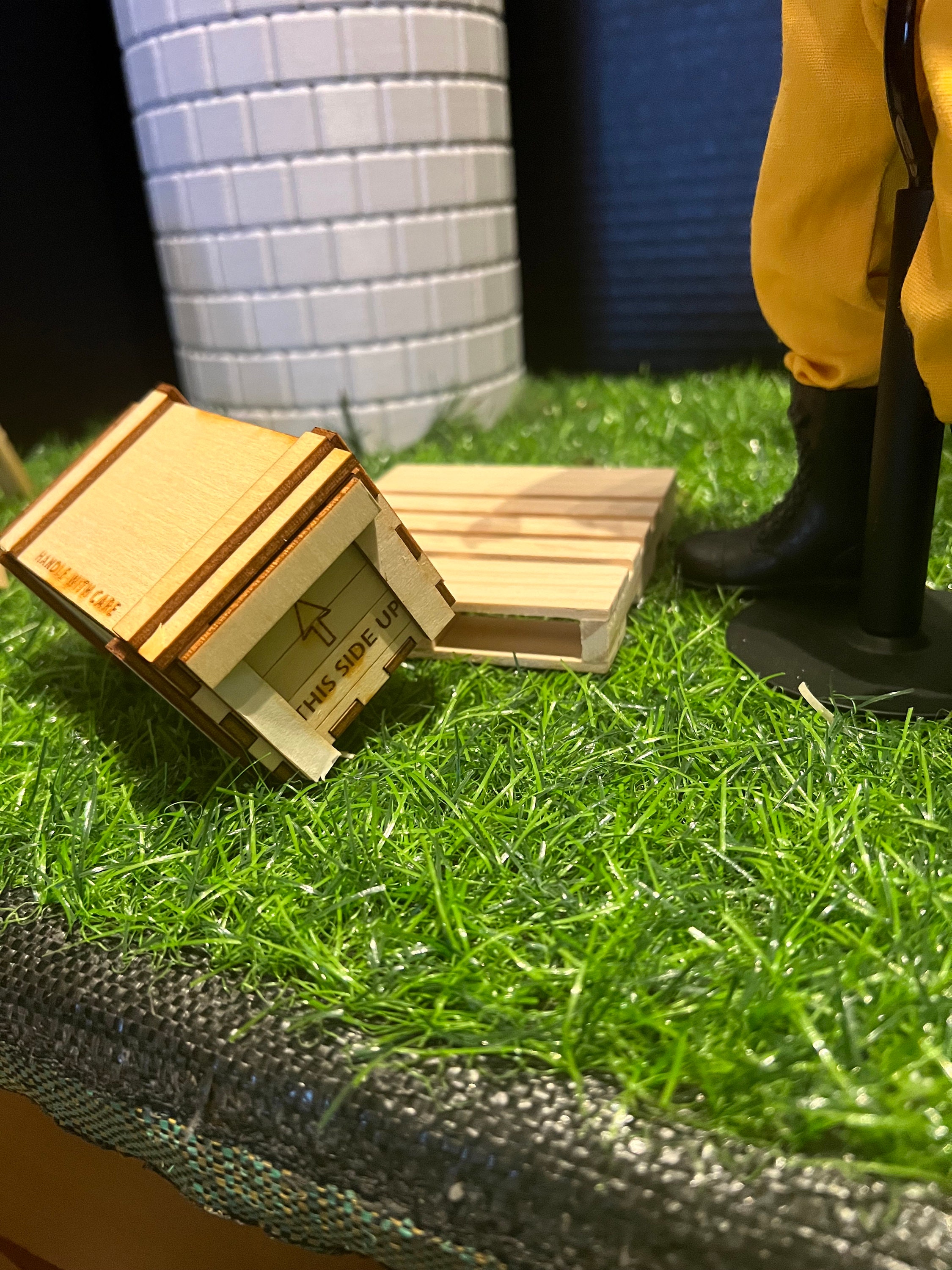 Gi Joe / Action Figure 1/6 Scale Custom Wood Crate: Large/natural ...