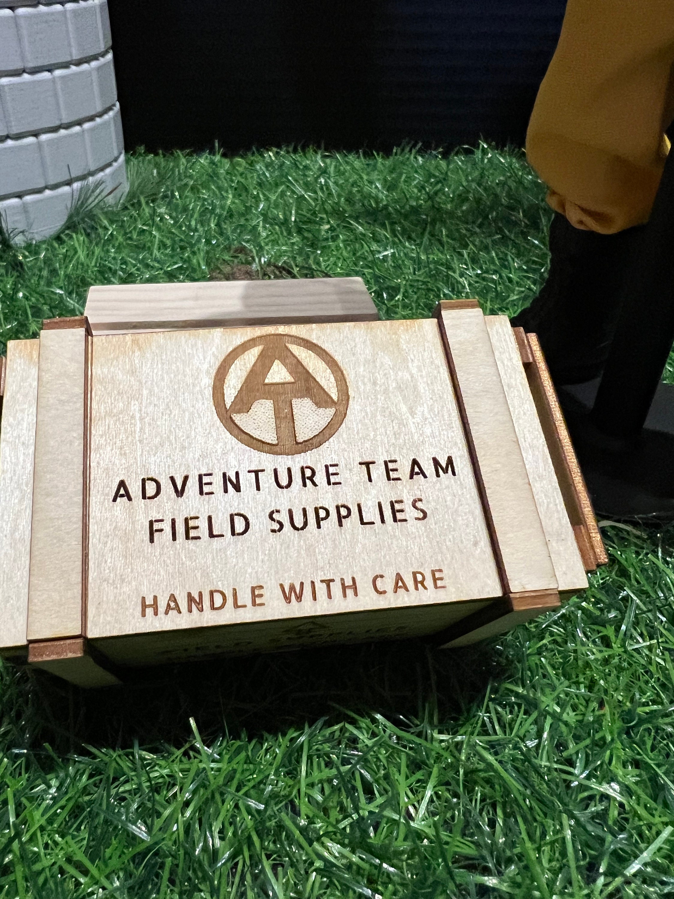 Gi Joe / Adventure Team Themed Custom Wood Crate: Large/natural ...
