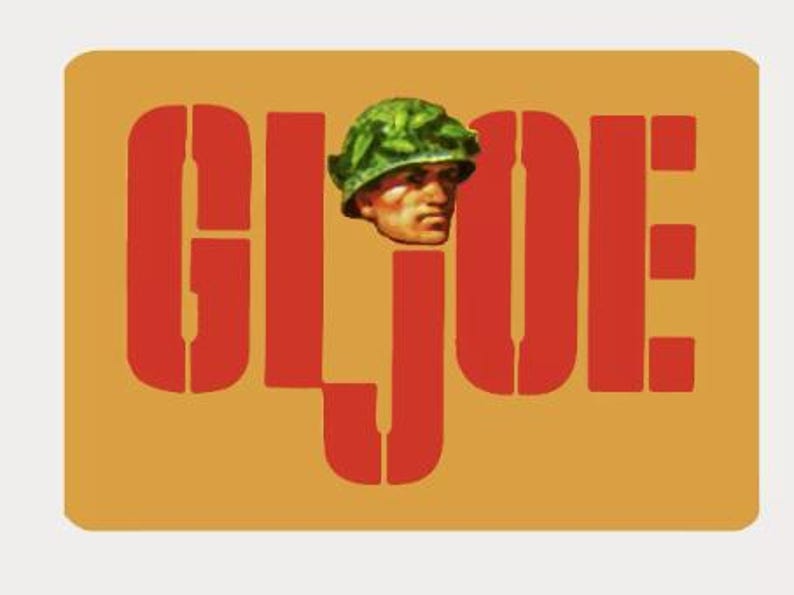 Gi Joe Footlocker Replacement Sticker Reproduction-set of 3 - Etsy