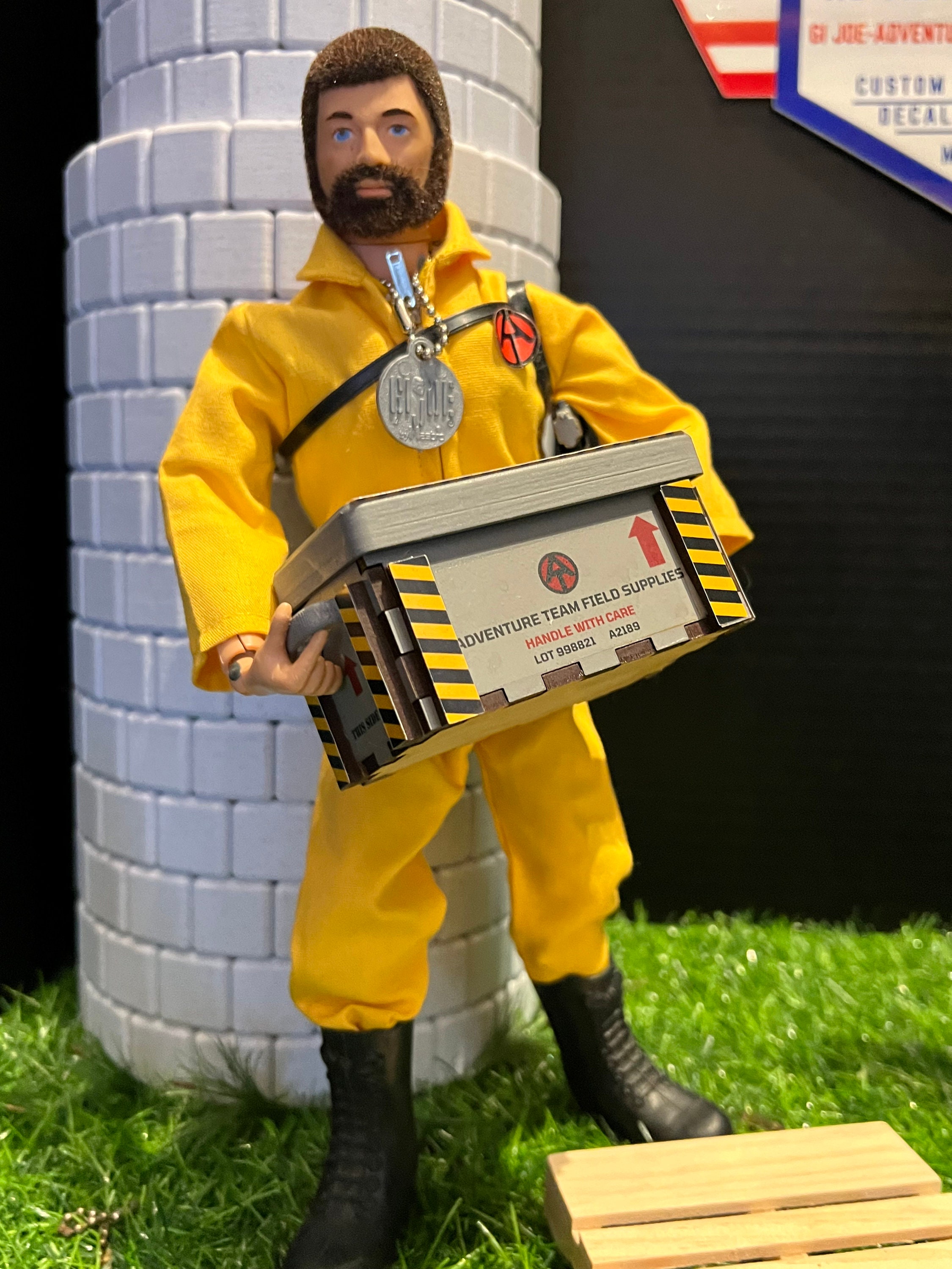 Gi Joe / Adventure Team Themed Custom Wood Crate: Field Supplies ...