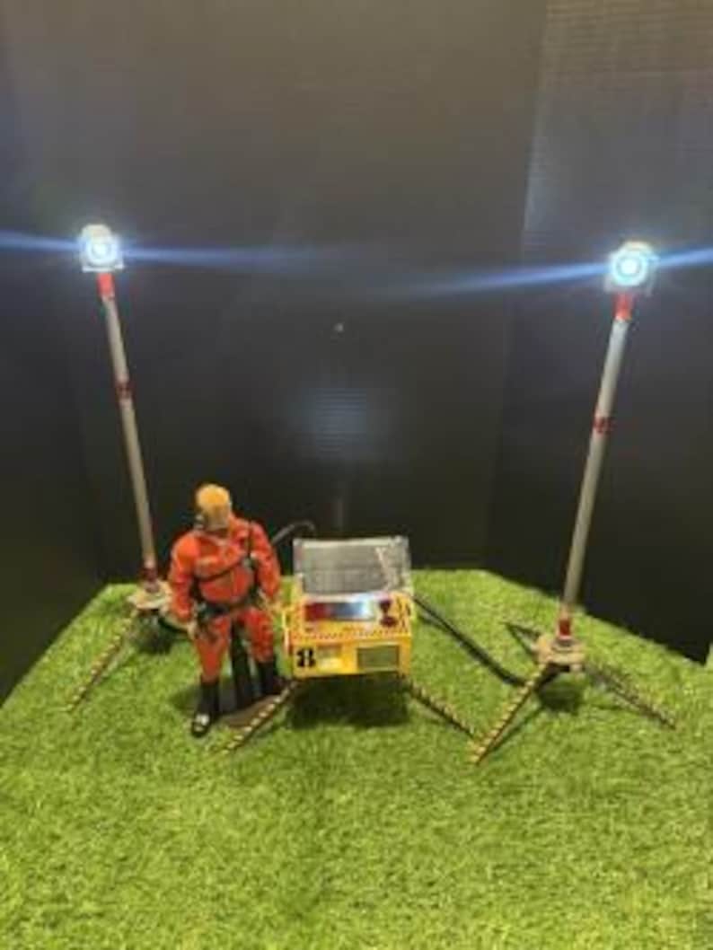 1/6 Scale Custom Gi Joe Adventure Team Themed Outdoor Spotlight ...
