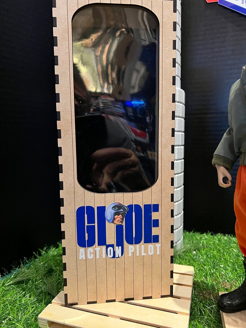 1/6 Scale Gi Joe/action Pilot Figure Coffin Style Storage & Display Box ...