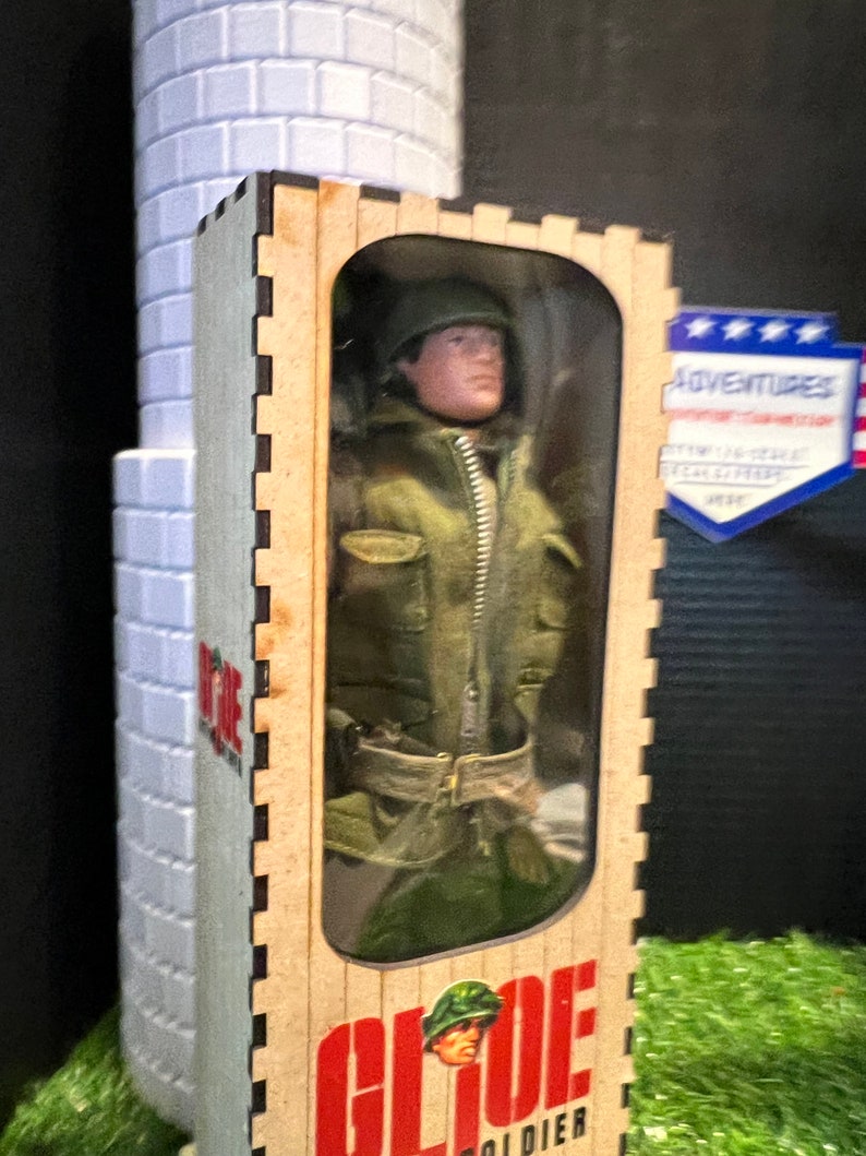 1/6 Scale Gi Joe/action Soldier Figure Coffin Style Storage & Display ...