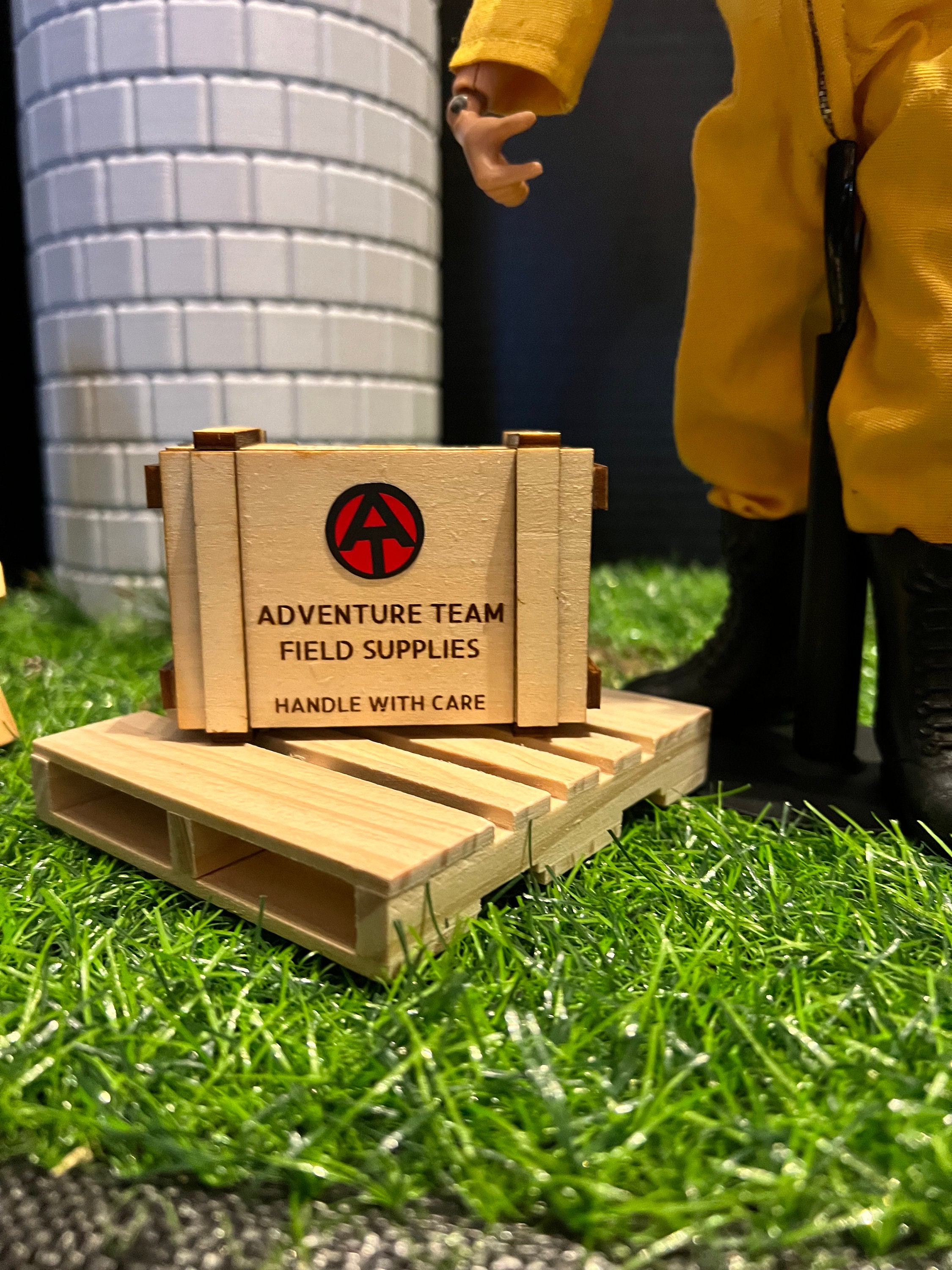 Gi Joe / Adventure Team Themed Custom Wood Exploration Crate ...