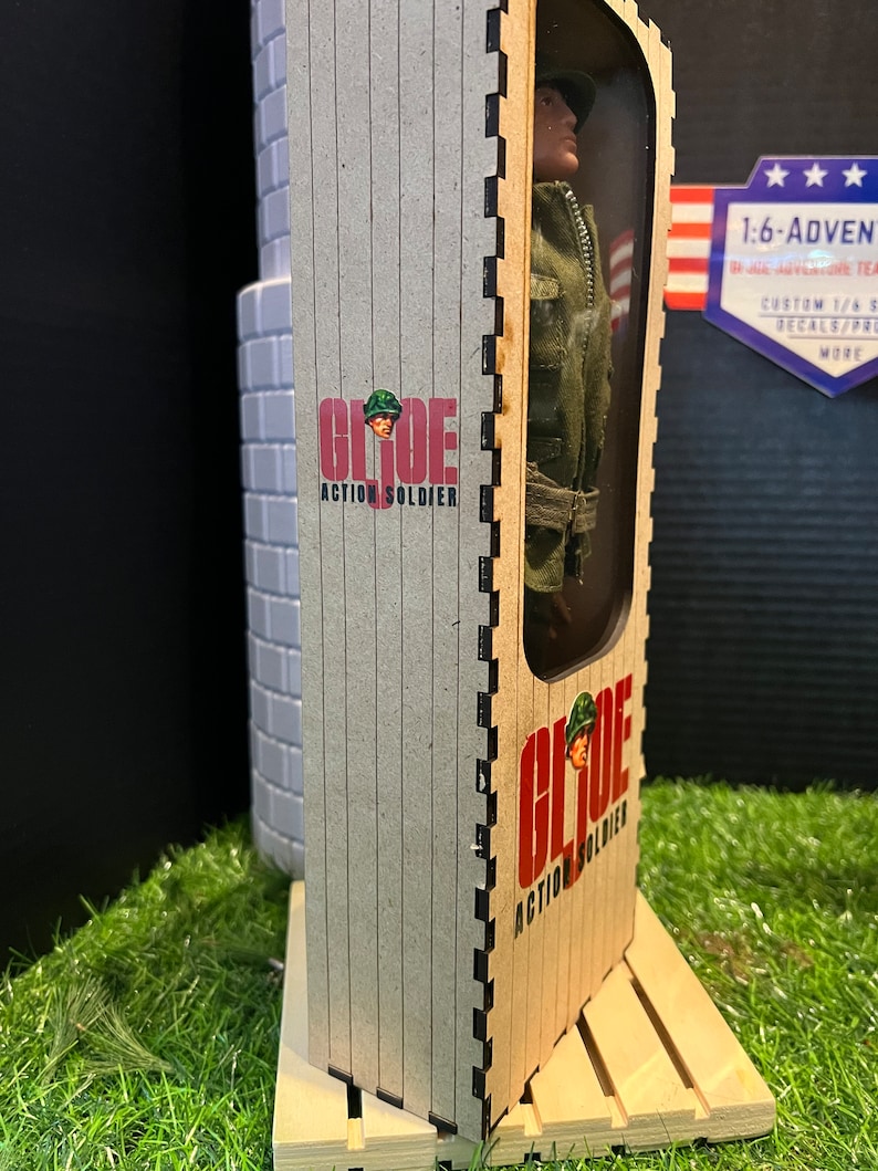 1/6 Scale Gi Joe/action Soldier Figure Coffin Style Storage & Display ...