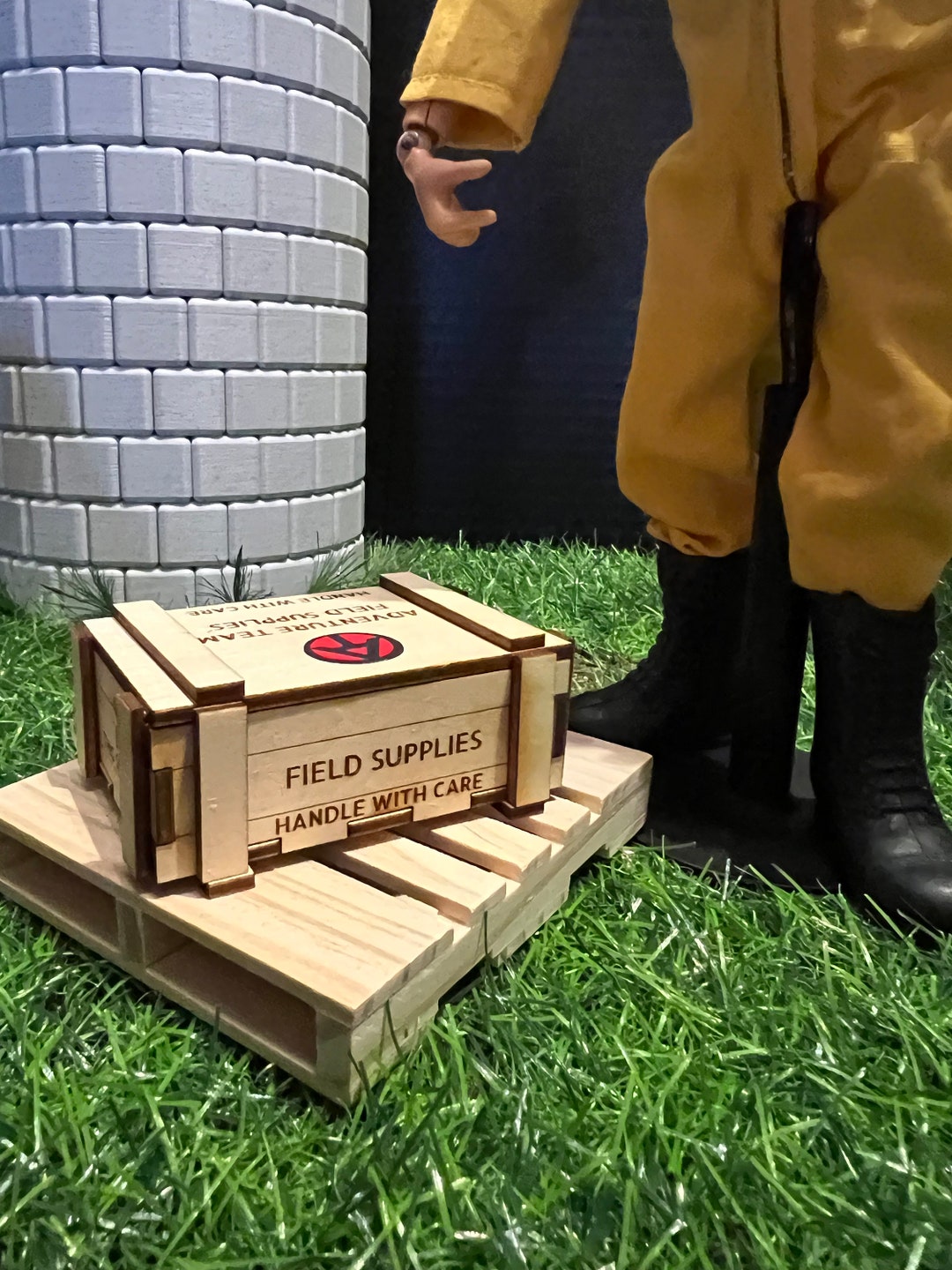 Gi Joe / Adventure Team Themed Custom Wood Exploration Crate ...