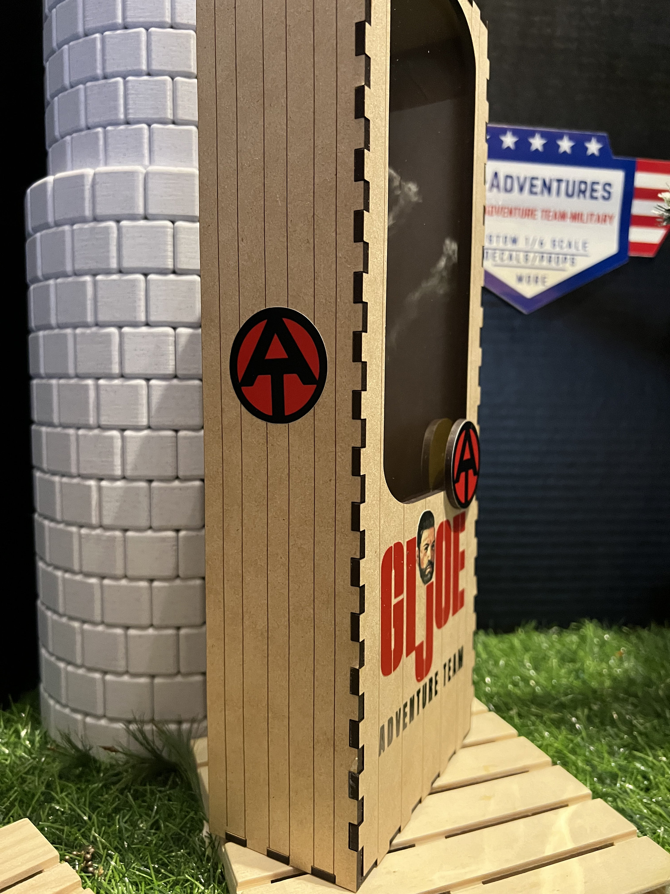 1/6 Scale Gi Joe/adventure Team Themed Figure Coffin Style Storage ...