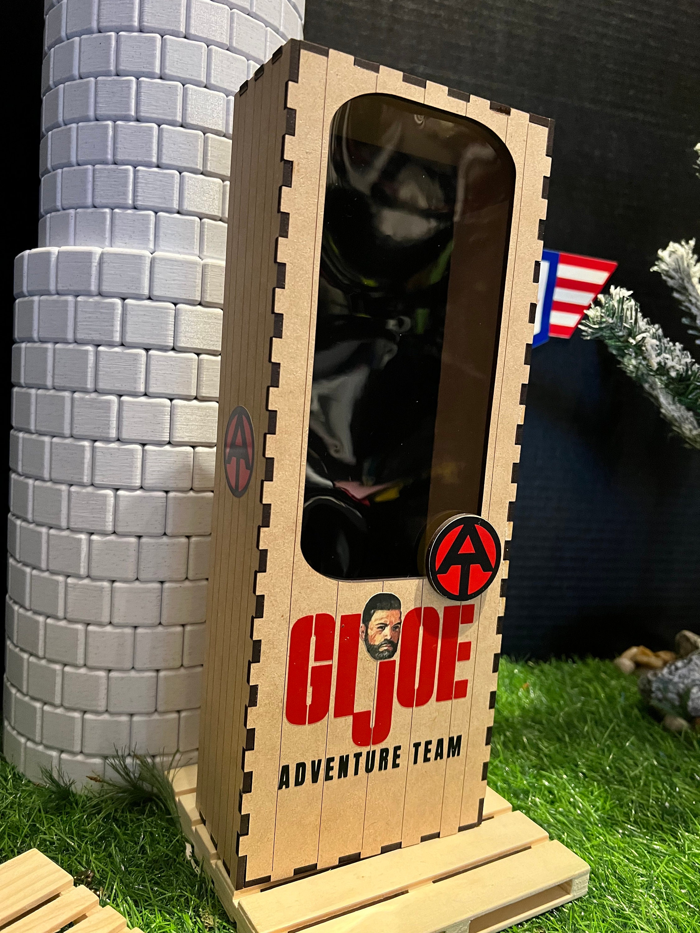 1/6 Scale Gi Joe/adventure Team Themed Figure Coffin Style Storage ...