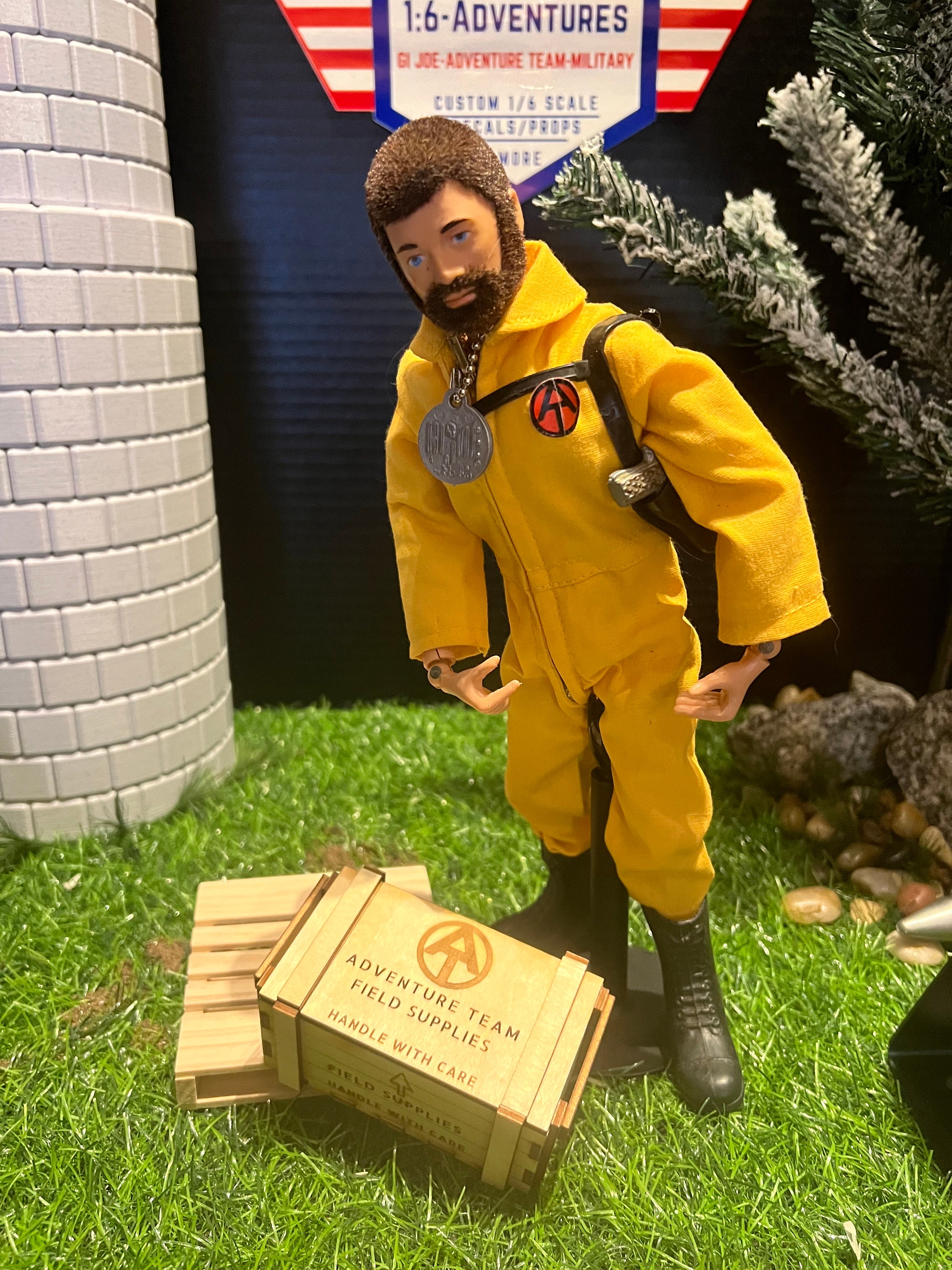 Gi Joe / Adventure Team Themed Custom Wood Crate: Large/natural ...