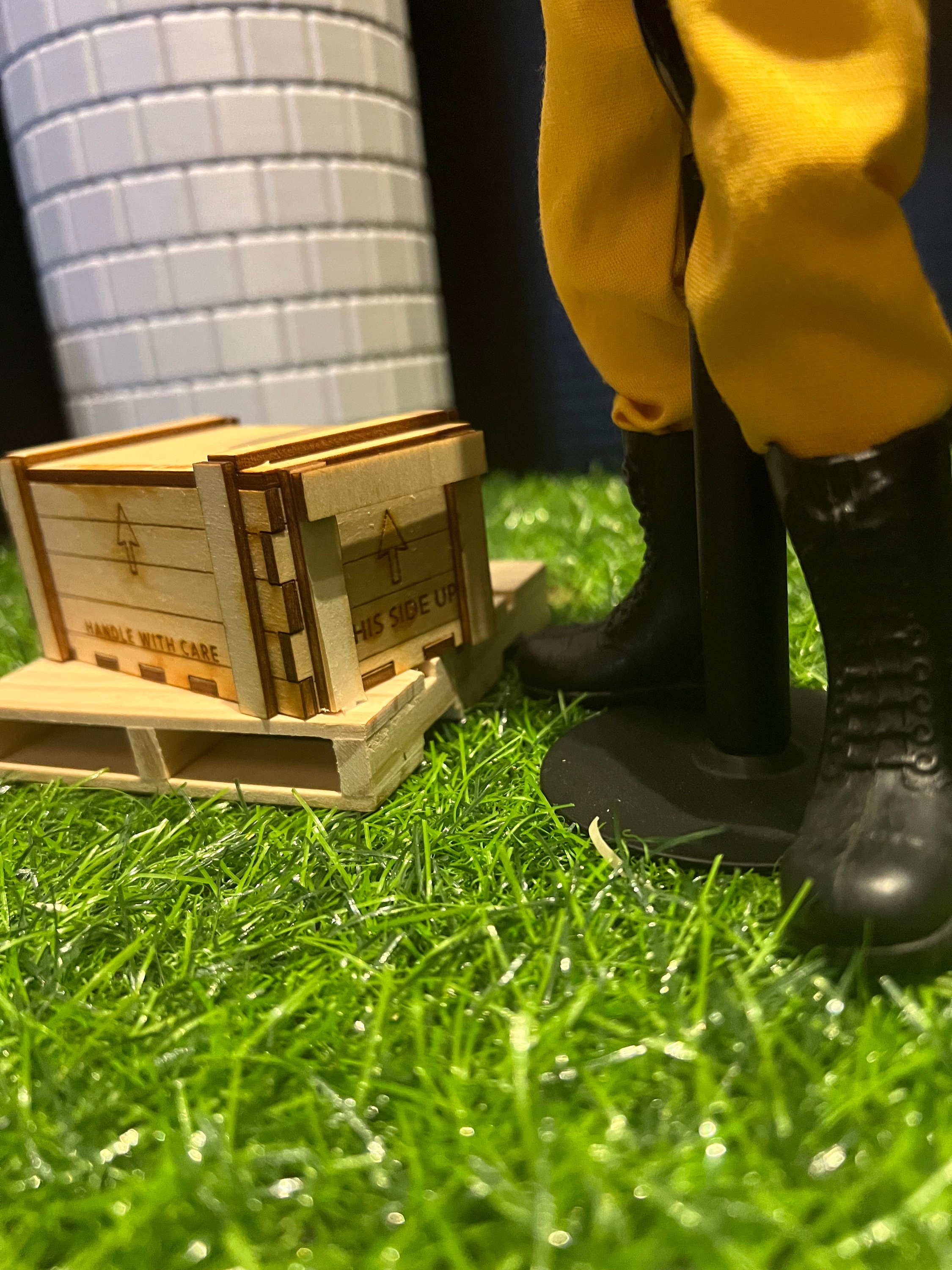 Gi Joe / Action Figure 1/6 Scale Custom Wood Crate: Large/natural ...