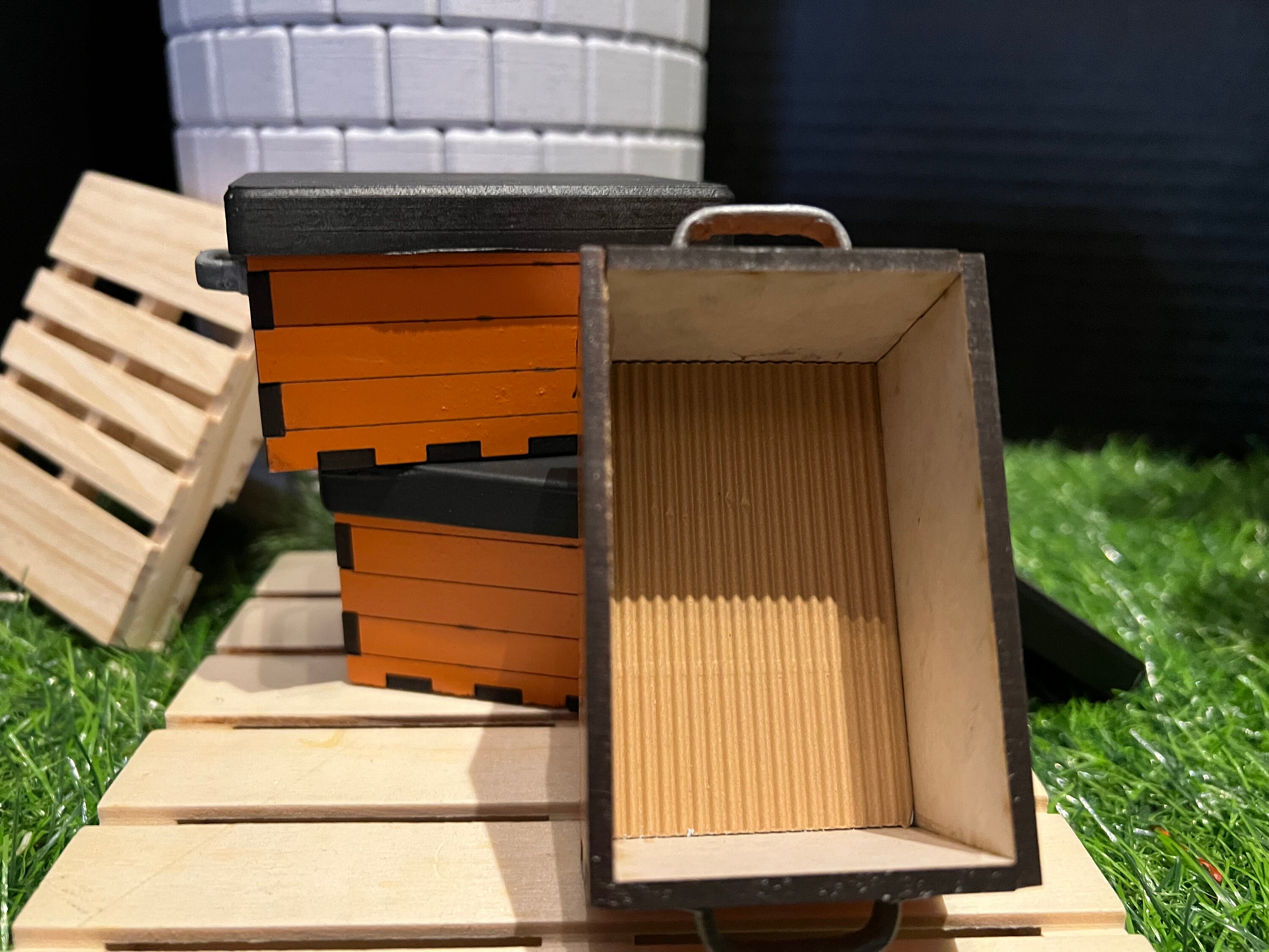 Gi Joe / Action Figure 1/6 Scale Custom Multipurpose Container Set of ...