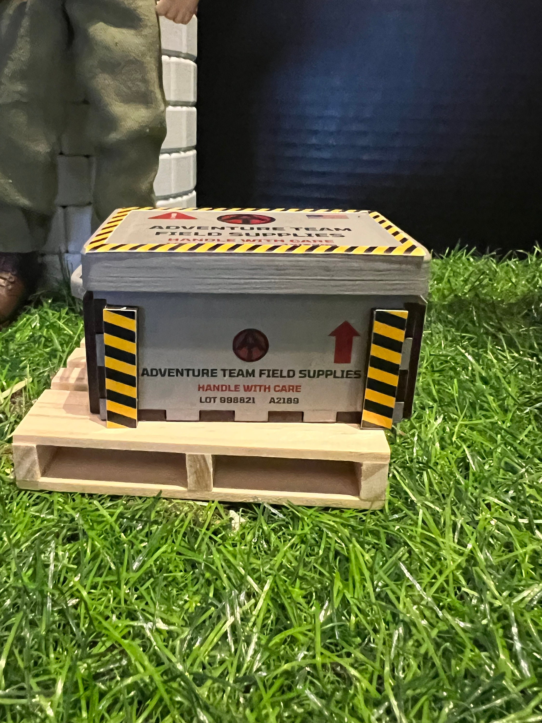 Gi Joe / Adventure Team Themed Custom Wood Crate: Field Supplies ...