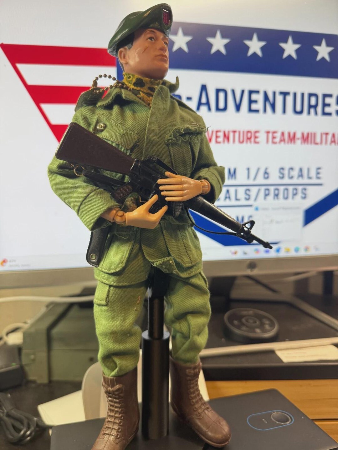 3D Printed 12" Gi Joe / Action Figure Stand - Set of Two (2) Limited ...