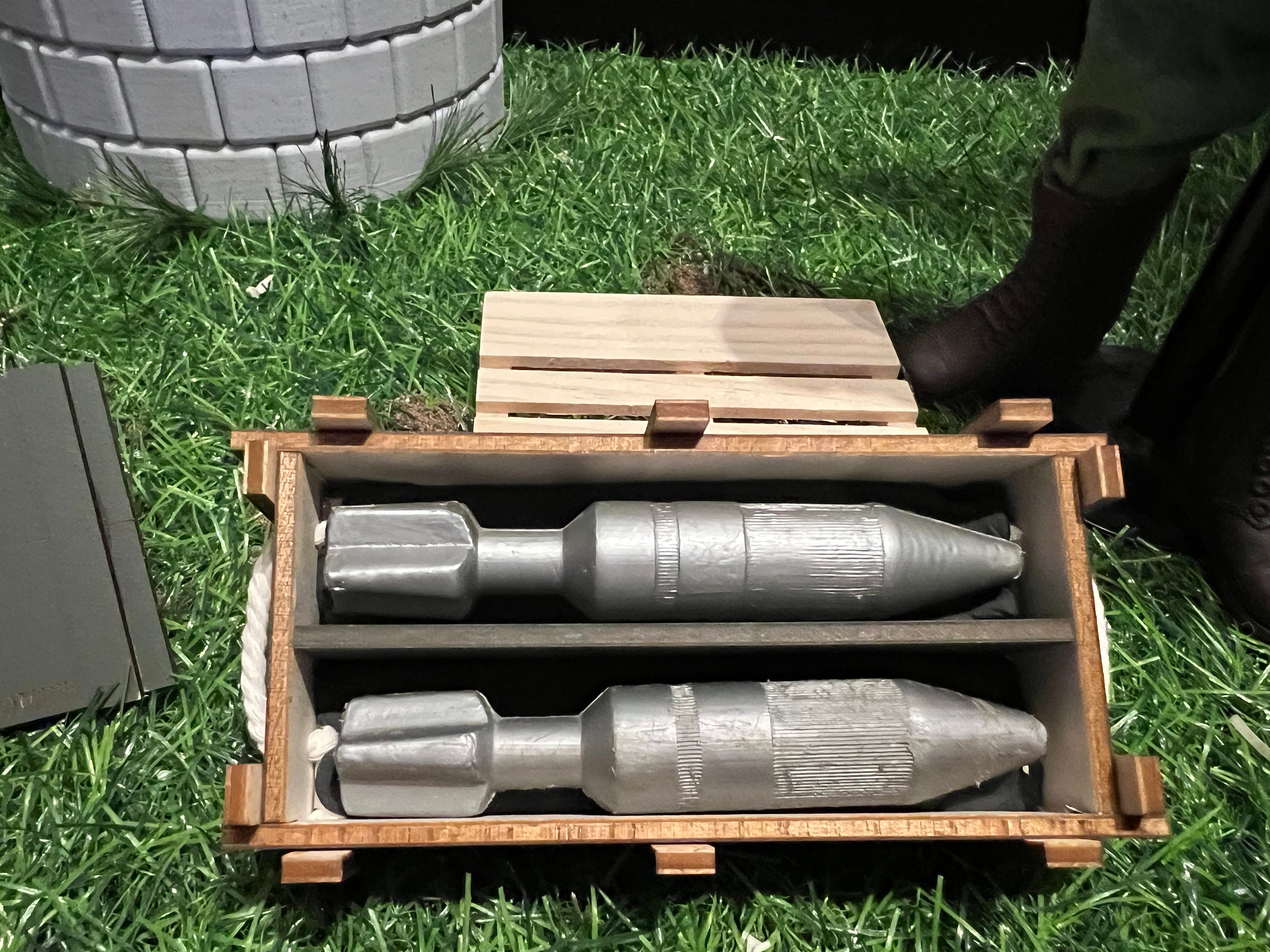 Gi Joe / Action Figure Custom 106mm Recoilless Rifle Wood Green Crate ...