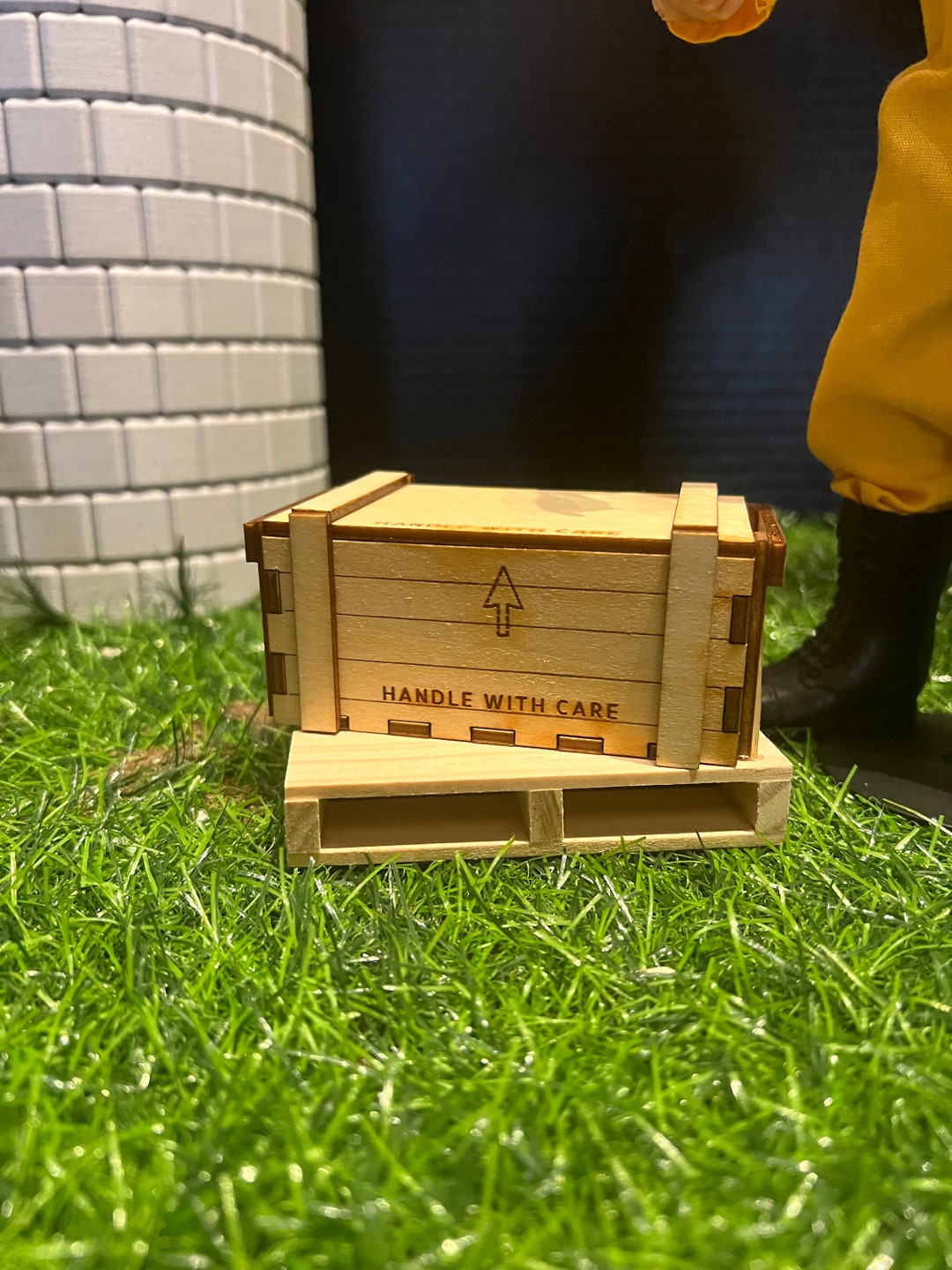 Gi Joe / Action Figure 1/6 Scale Custom Wood Crate: Large/natural ...