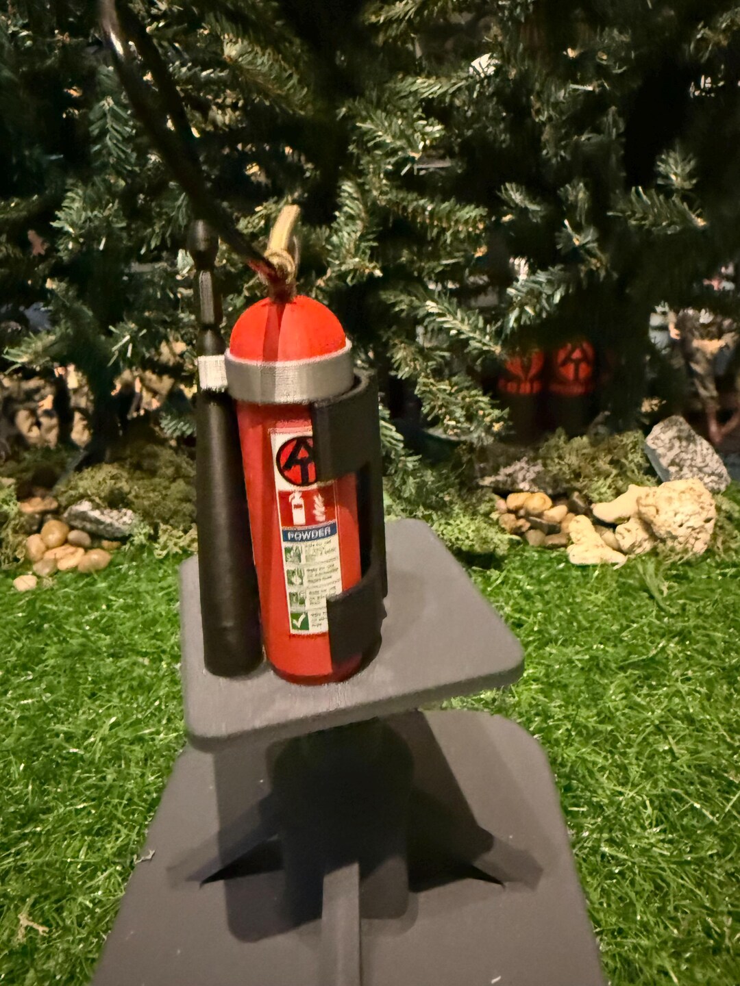 Gi Joe / Adventure Team Custom Large Crash Crew Style Fire Extinguisher ...