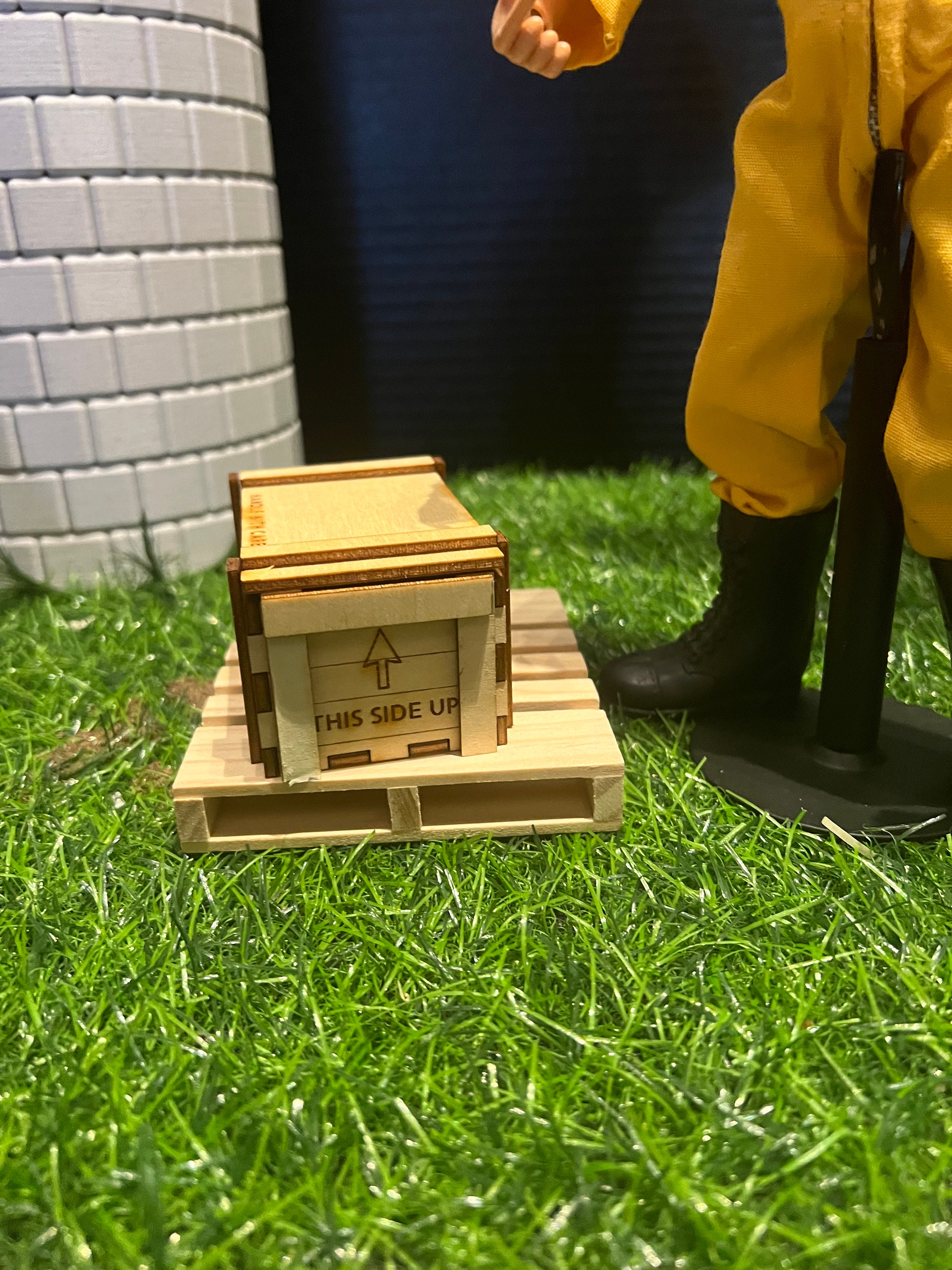 Gi Joe / Action Figure 1/6 Scale Custom Wood Crate: Large/natural ...