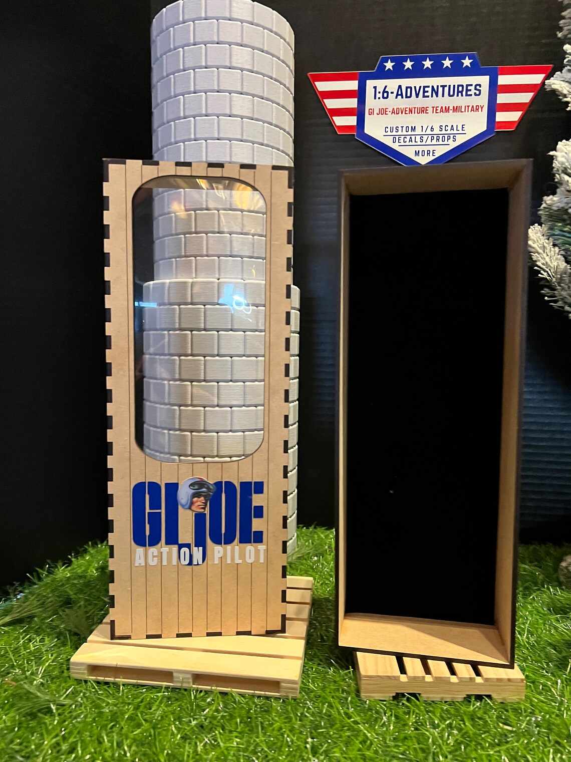 1/6 Scale Gi Joe/action Pilot Figure Coffin Style Storage & Display Box ...
