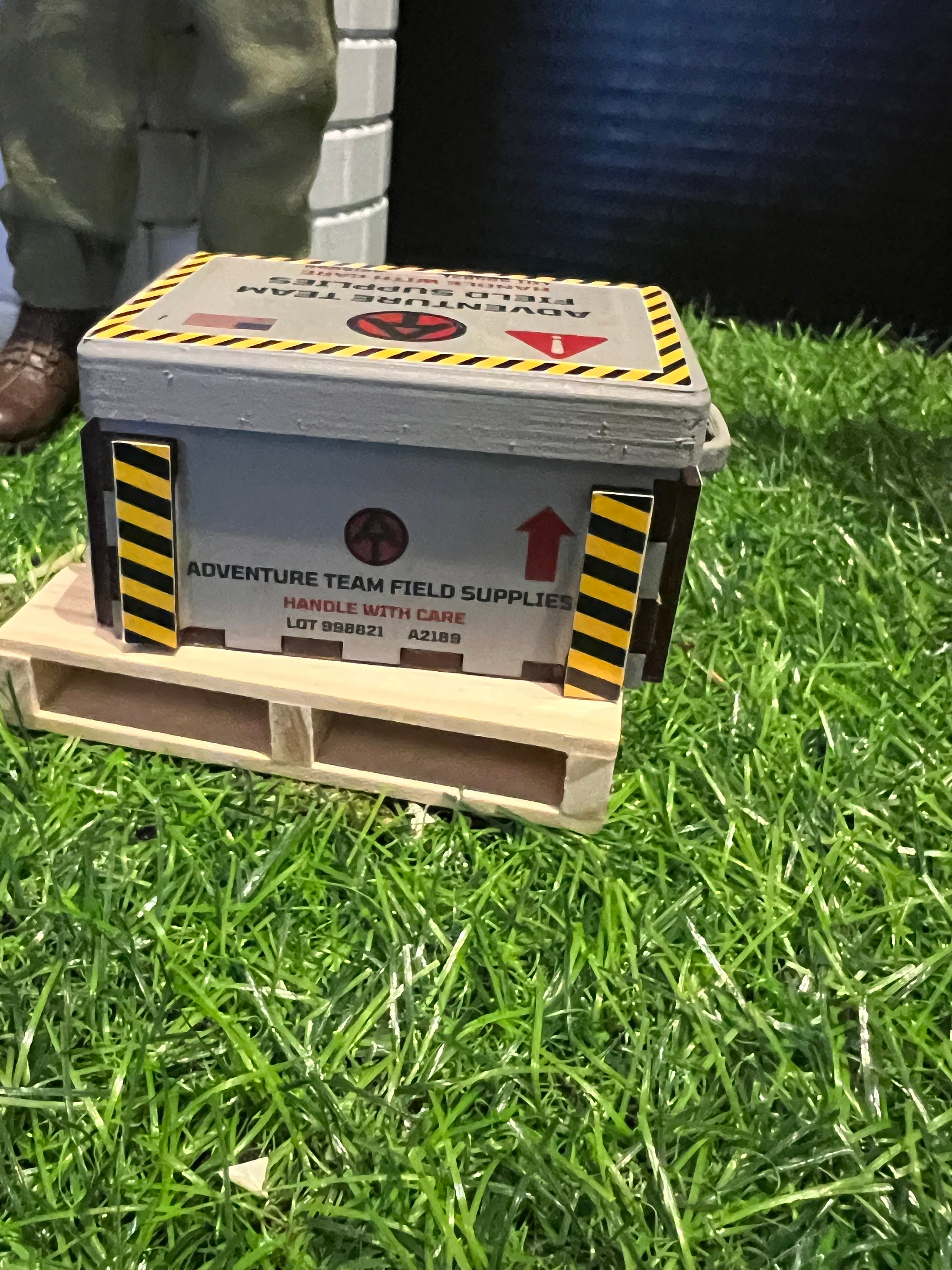 Gi Joe / Adventure Team Themed Custom Wood Crate: Field Supplies ...