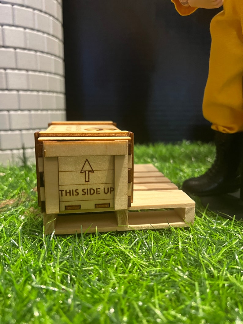 Gi Joe / Adventure Team Themed Custom Wood Crate: Large/natural ...
