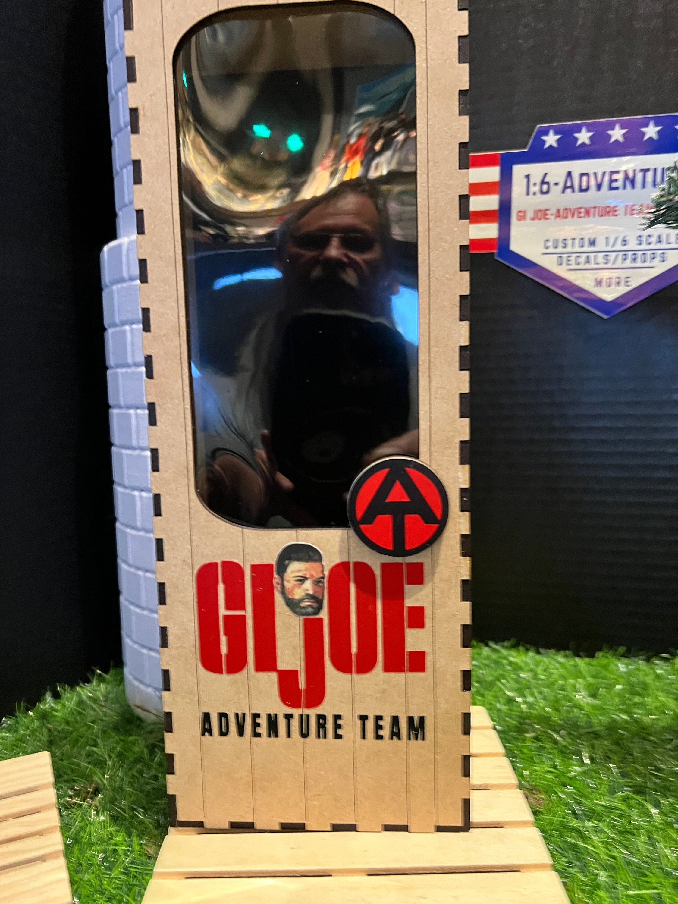 1/6 Scale Gi Joe/adventure Team Themed Figure Coffin Style Storage ...