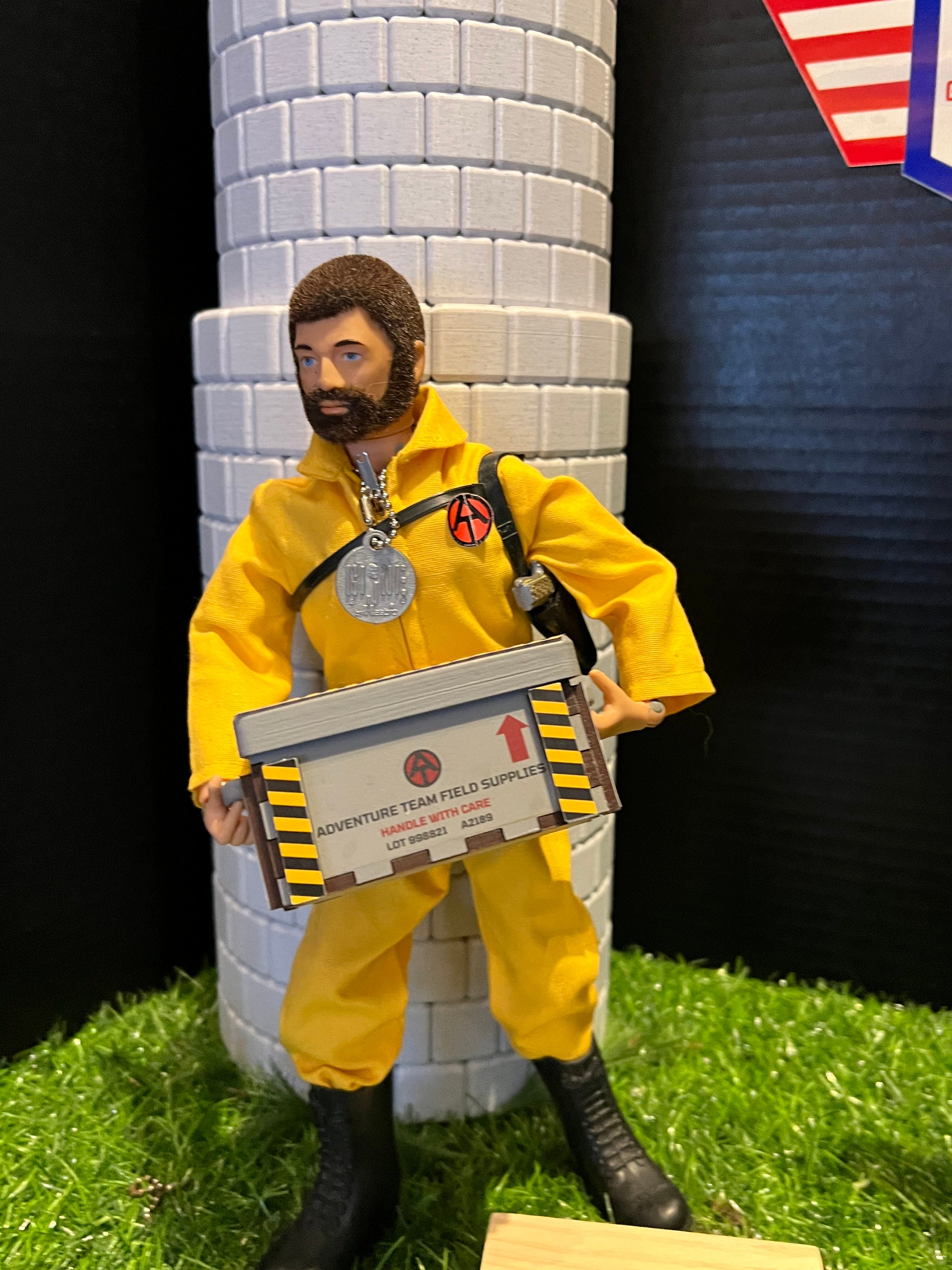 Gi Joe / Adventure Team Themed Custom Wood Crate: Field Supplies ...