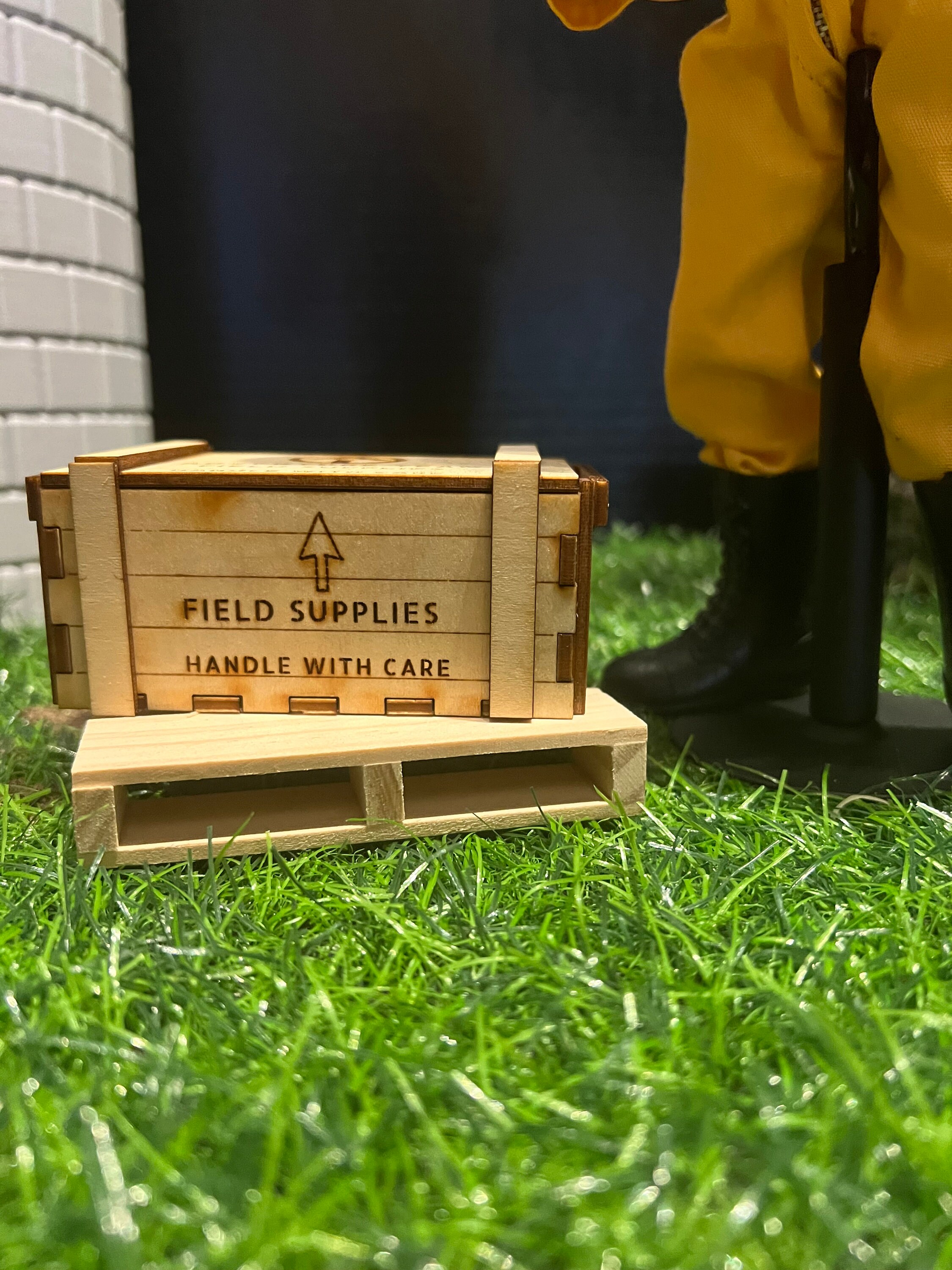 Gi Joe / Adventure Team Themed Custom Wood Crate: Large/natural ...