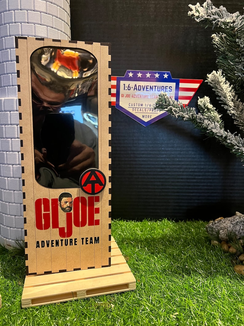 1/6 Scale Gi Joe/adventure Team Themed Figure Coffin Style Storage ...